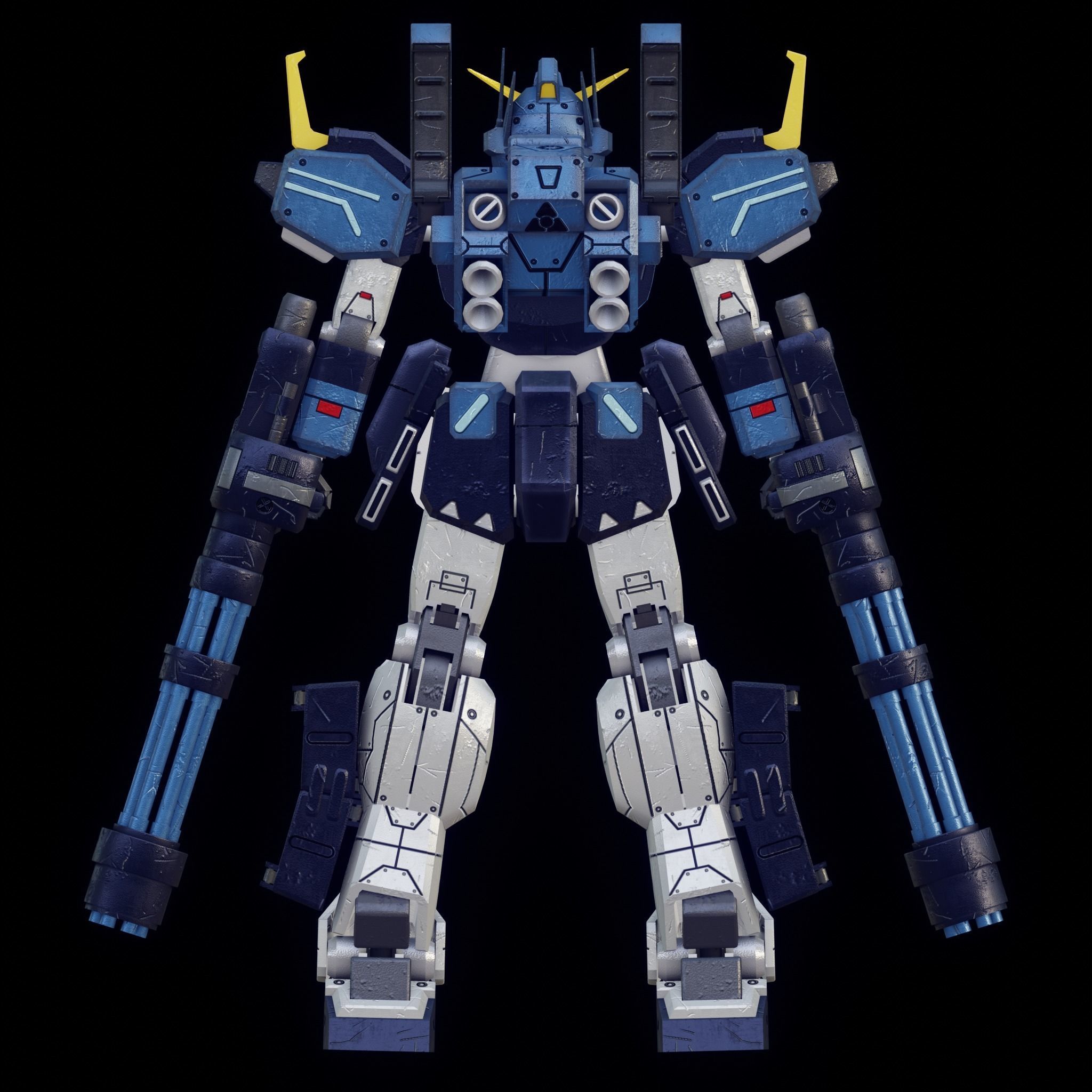 Gundam Heavyarms Custom Fanmade 3D model | CGTrader