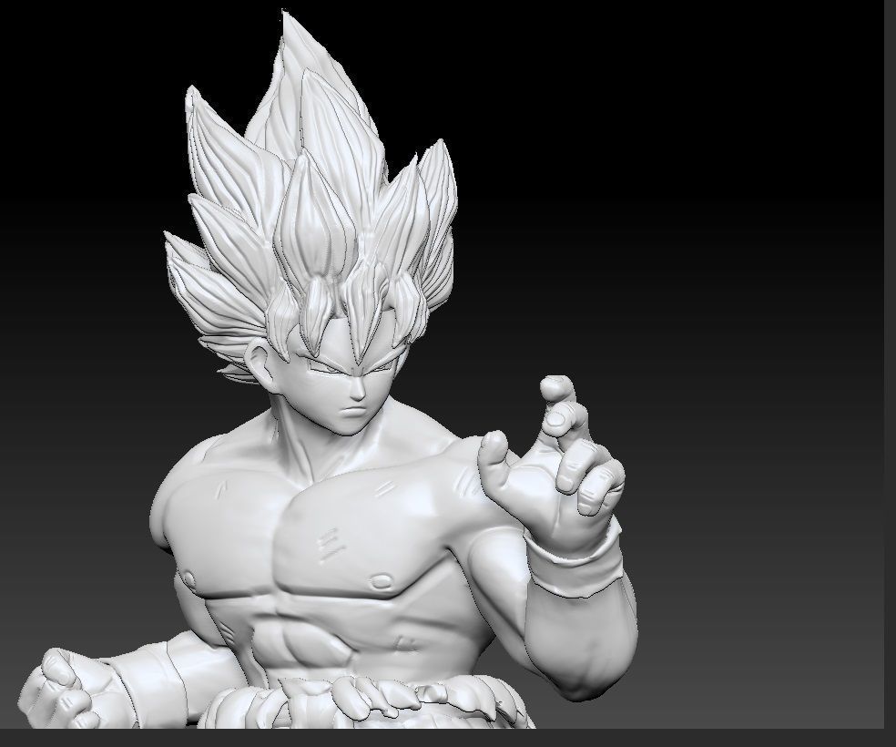 GOKU DRAGONBALL Z 3D PRINT MODEL 3D model 3D printable | CGTrader
