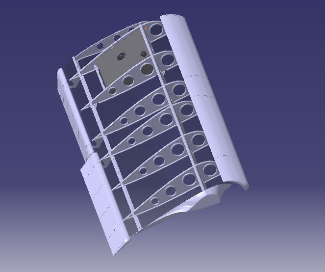 STOL CH 701 Aircraft Wing Structure 3D model | CGTrader