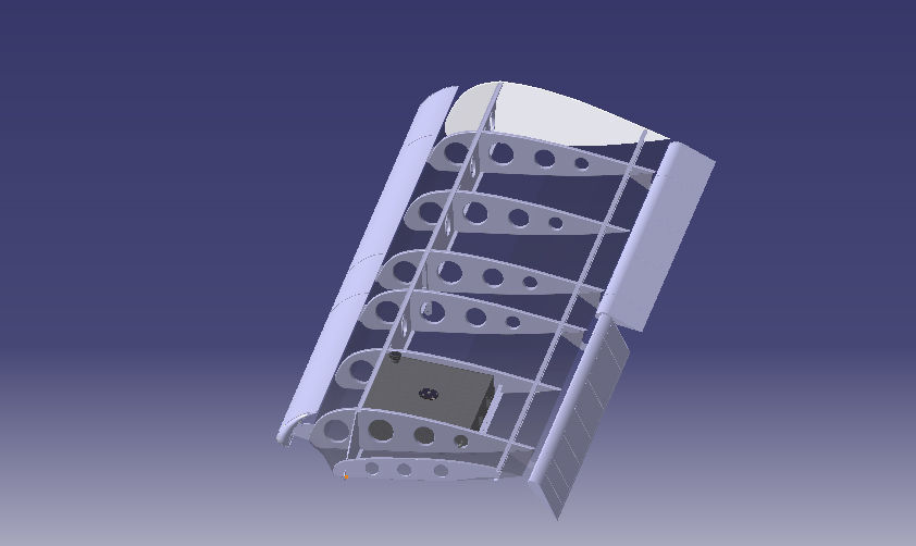 STOL CH 701 Aircraft Wing Structure 3D model | CGTrader