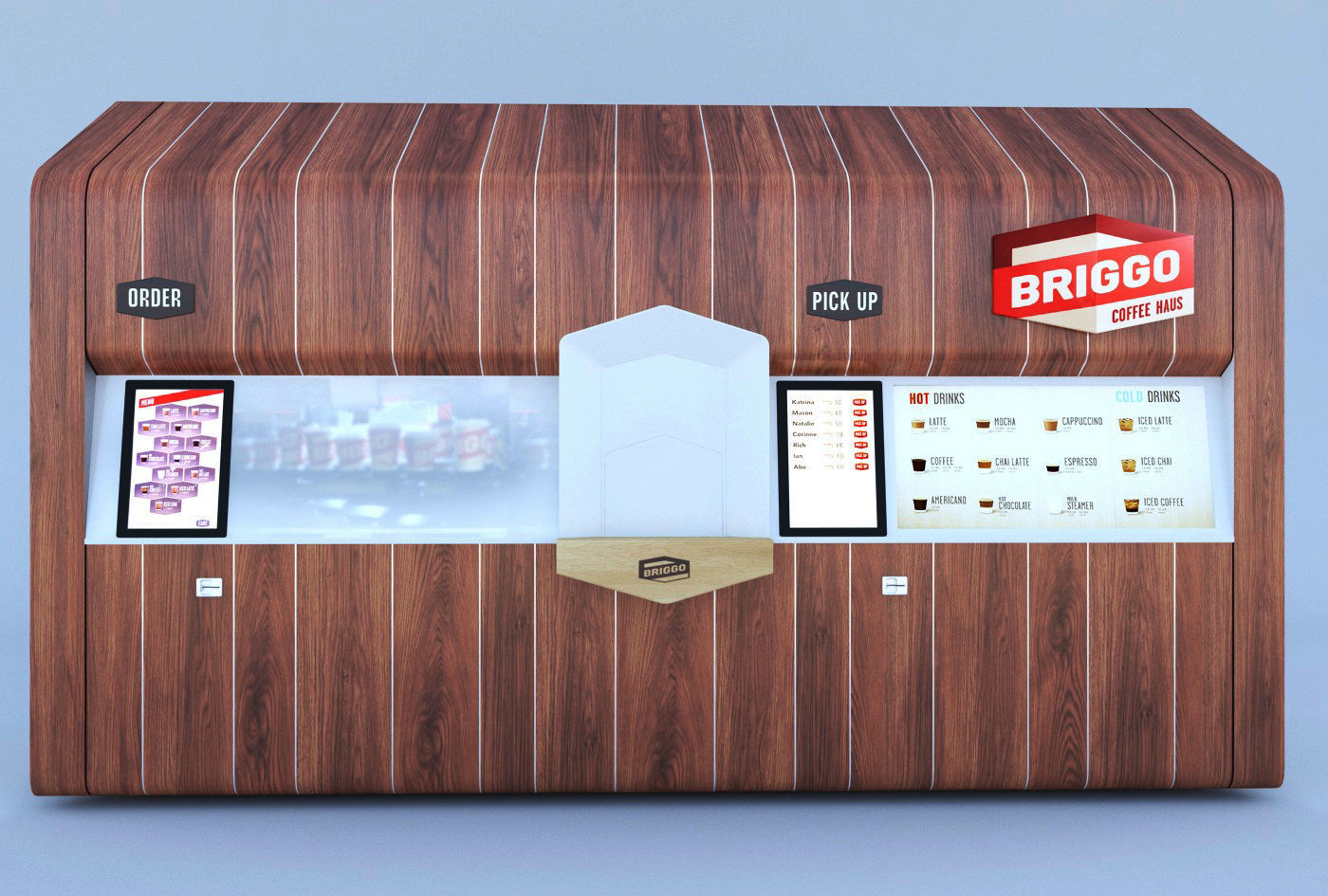 Briggo Coffee Machine 3D model | CGTrader
