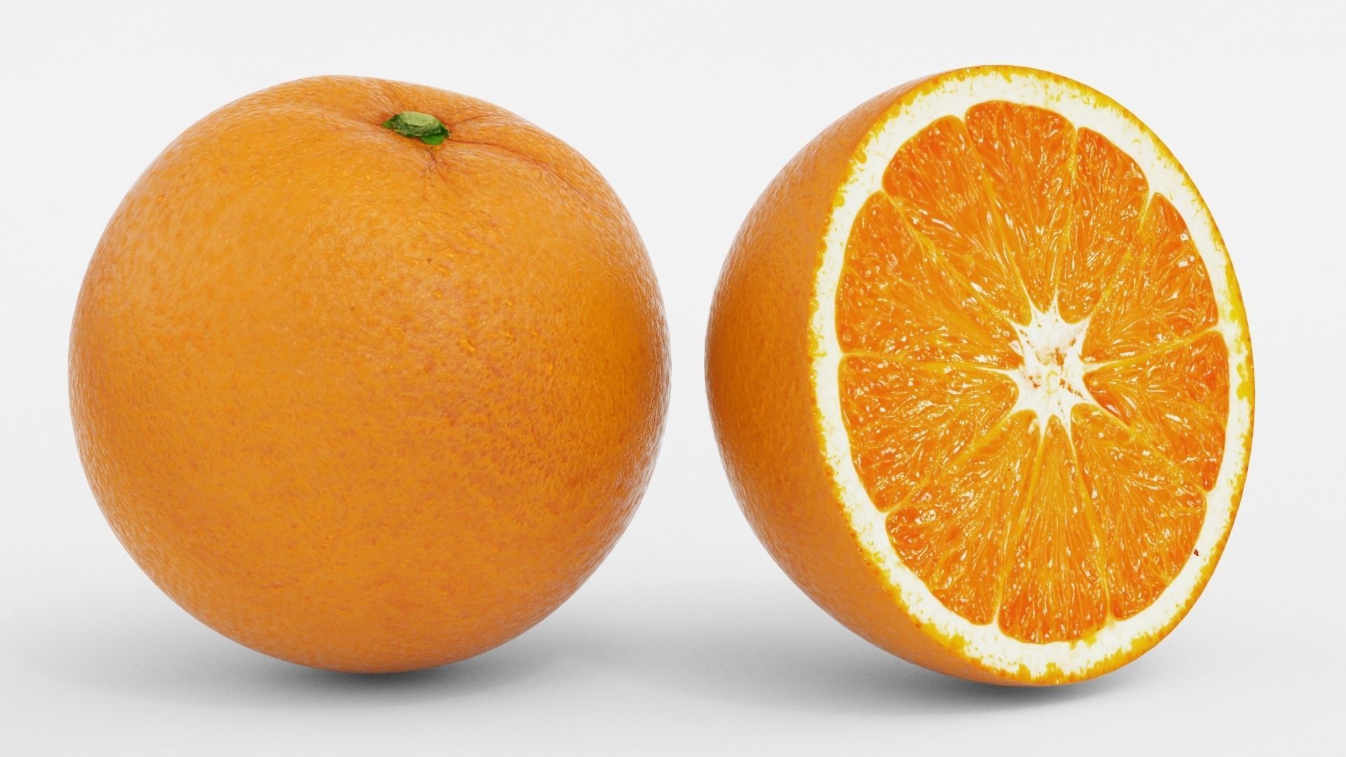 Realistic Orange Fruit 3D model | CGTrader
