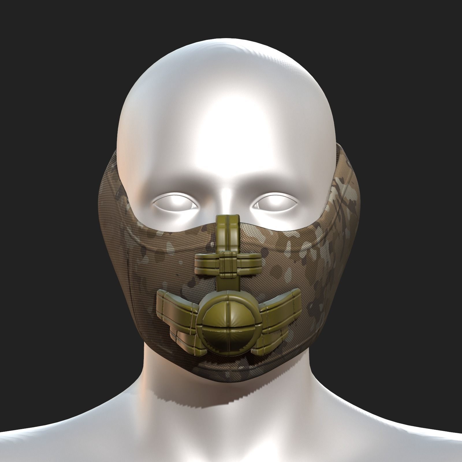 3D model Helmet scifi gas mask helmet protection scifi VR / AR / low ...