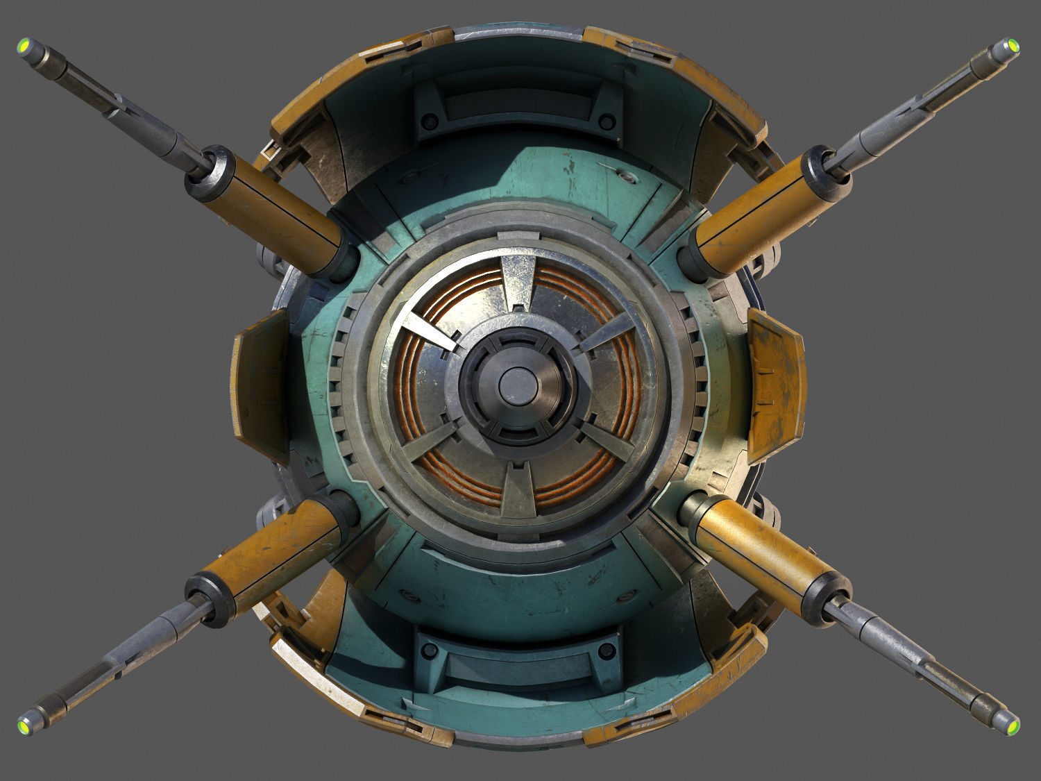 Drone alien spacecraft 3D model | CGTrader