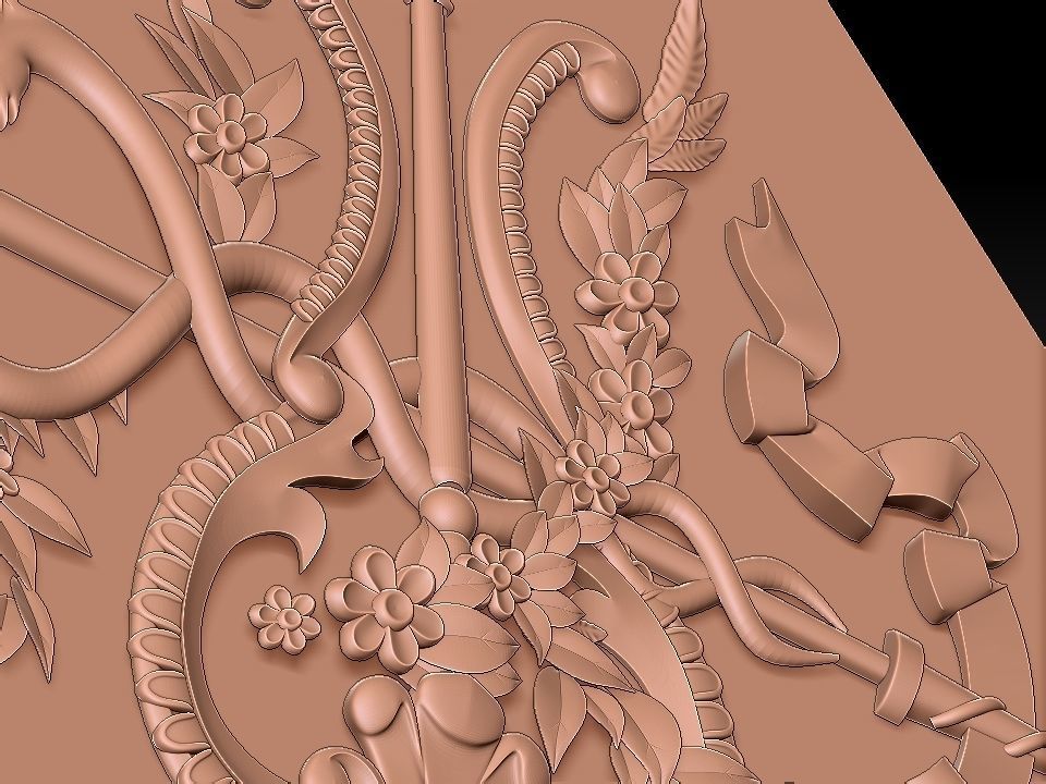 3D FLORAL DESIGN free 3D model | CGTrader