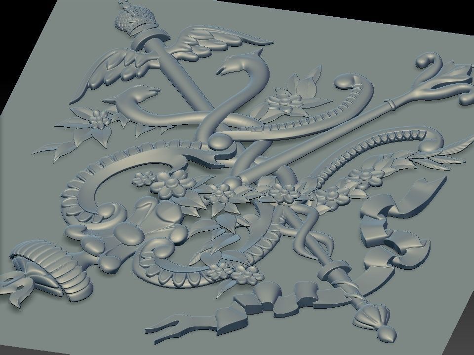 3D FLORAL DESIGN free 3D model | CGTrader