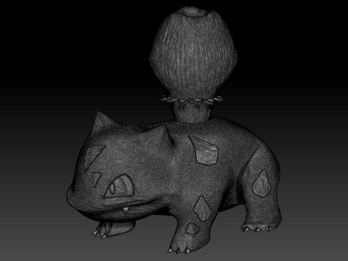 Pokemon Ivysaur 3D model 3D printable | CGTrader