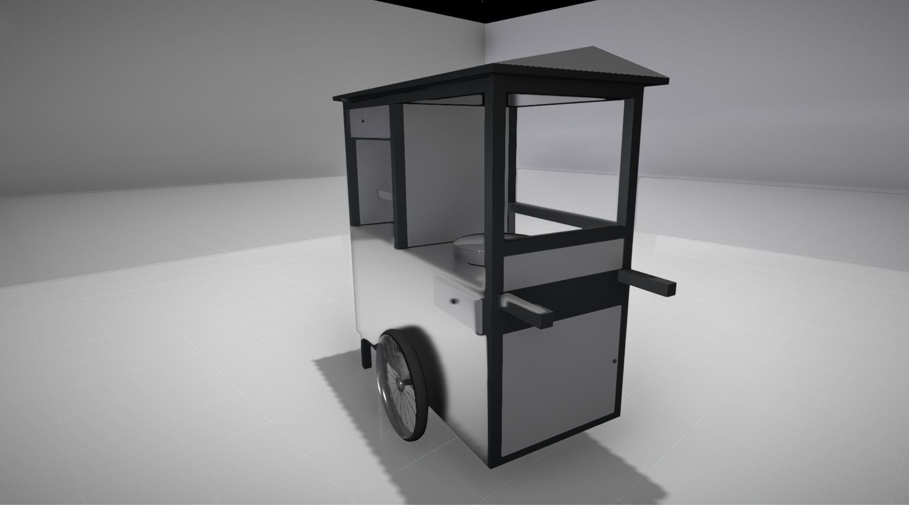 3D model Gerobak Siomay VR / AR / low-poly | CGTrader