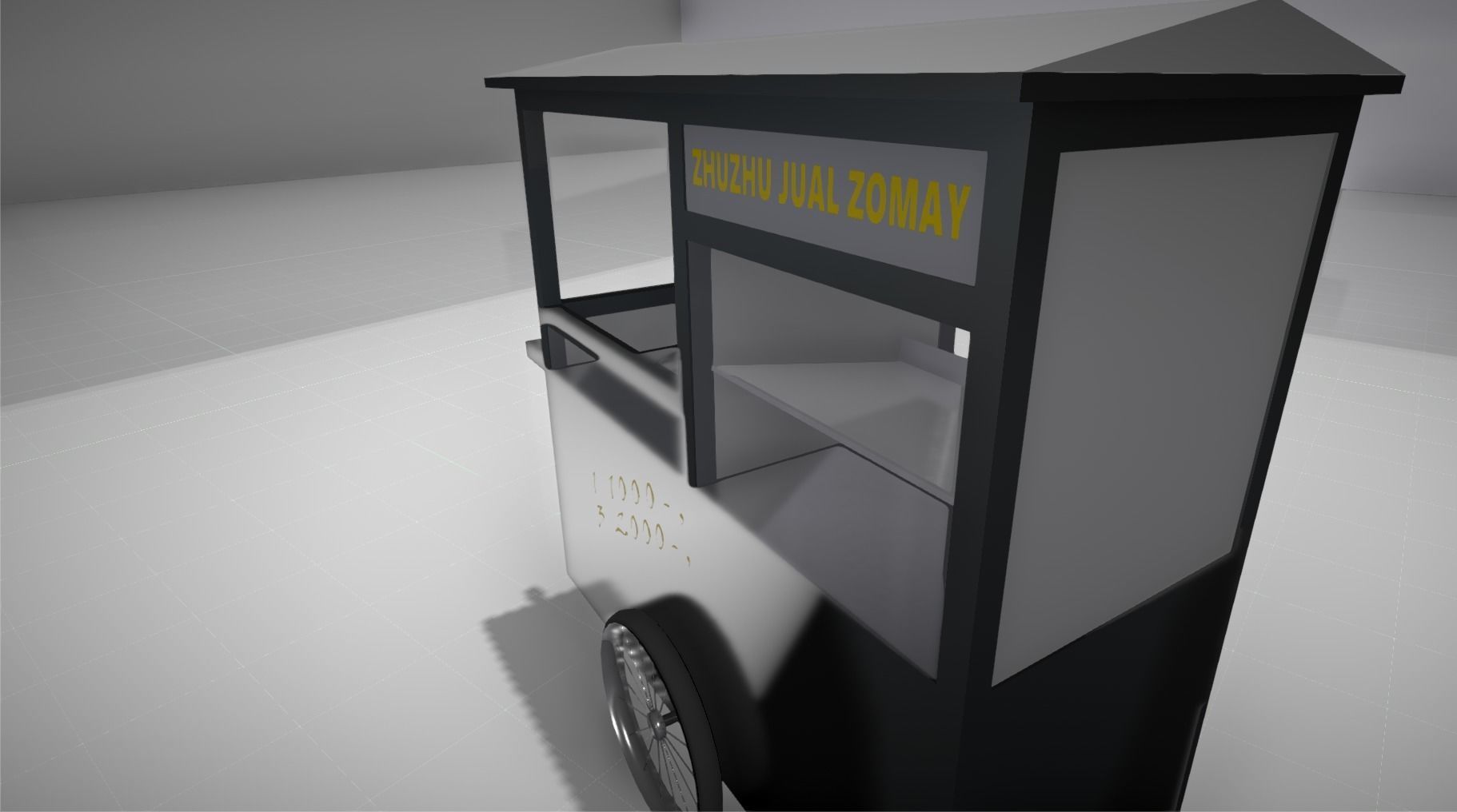 3D model Gerobak Siomay VR / AR / low-poly | CGTrader