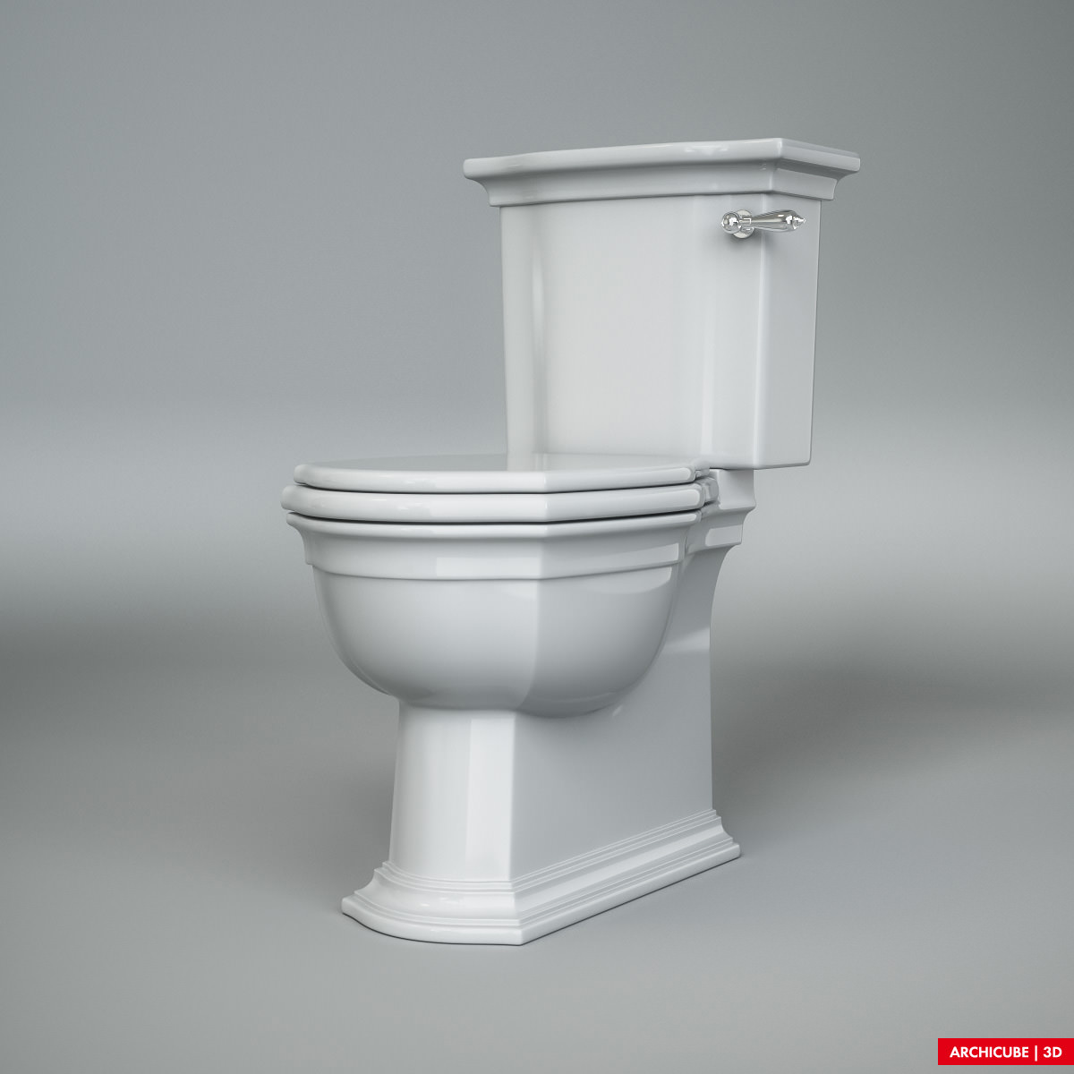 Toilet WC 3D model | CGTrader