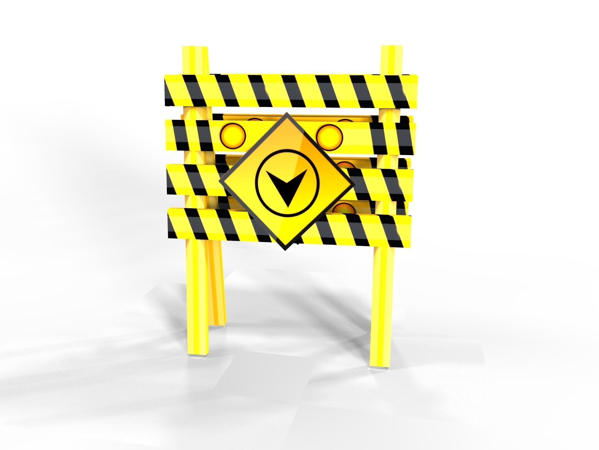 3D City Obstacle 3D model | CGTrader