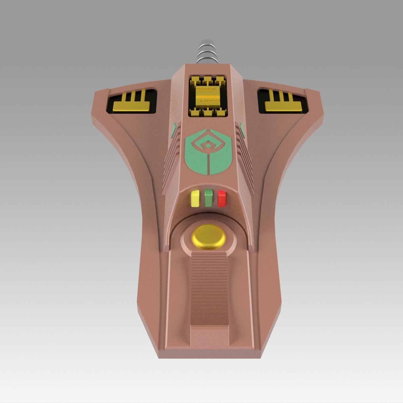 Star Trek The Next Generation Ferengi Phaser Cosplay prop 3D model ...