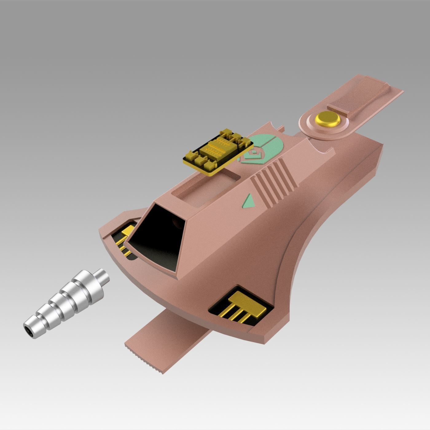 Star Trek The Next Generation Ferengi Phaser Cosplay prop 3D model ...