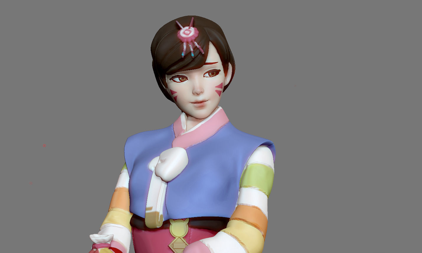 DVA OVERWATCH 3D PRINTING STL FILE DIVA 3D model 3D printable | CGTrader