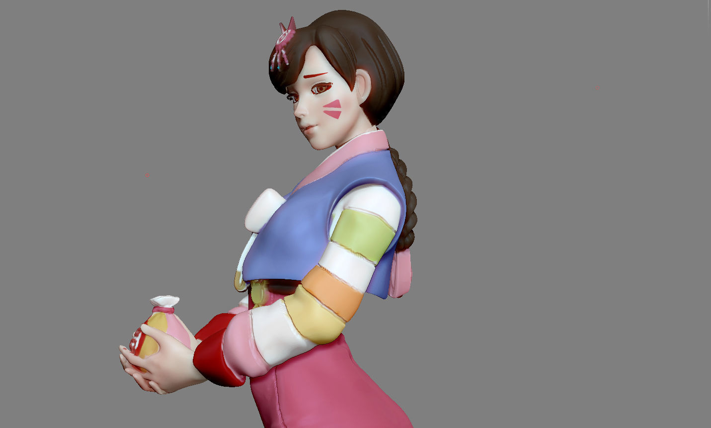 DVA OVERWATCH 3D PRINTING STL FILE DIVA 3D model 3D printable | CGTrader