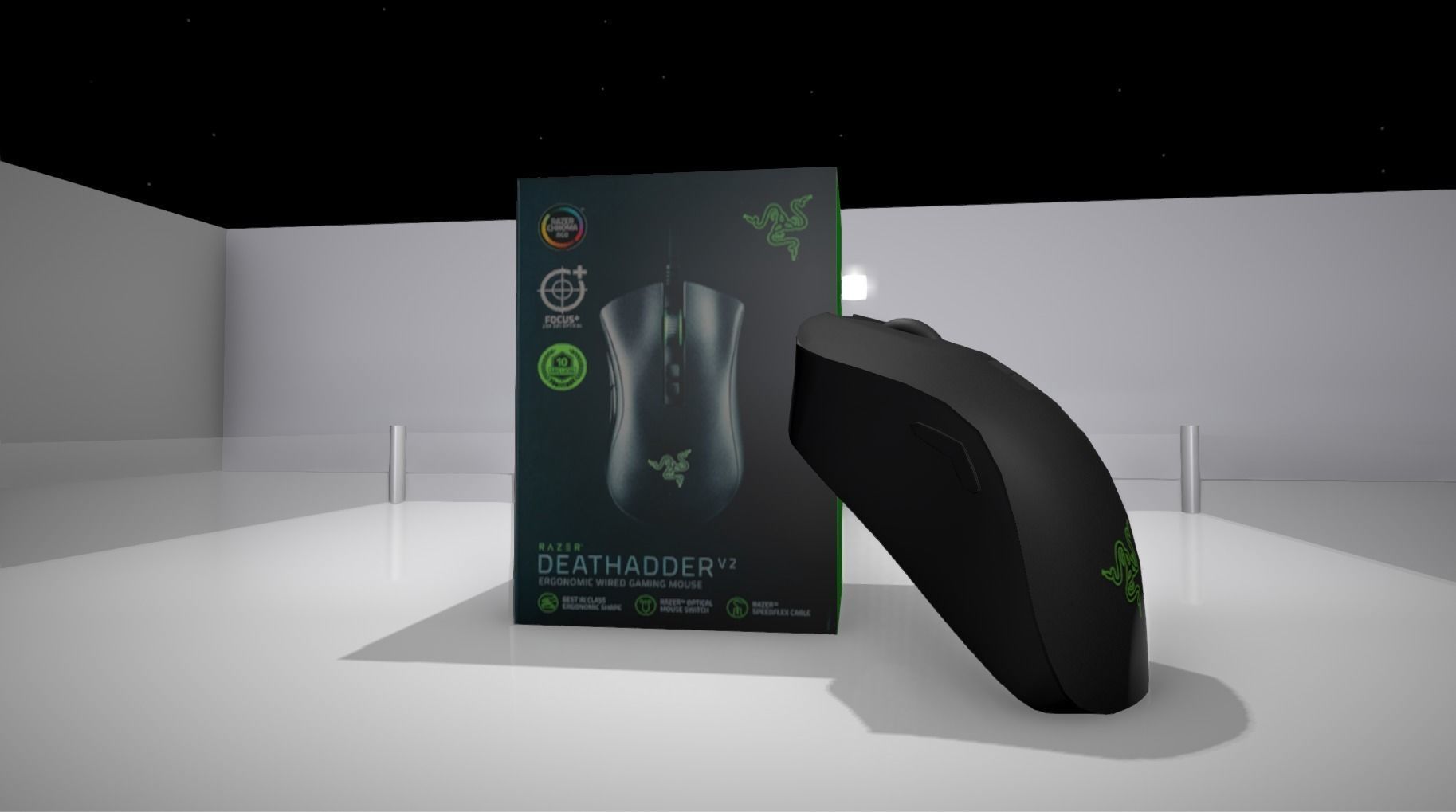 3D model Razer DeathAdder V2 - Pack VR / AR / low-poly | CGTrader