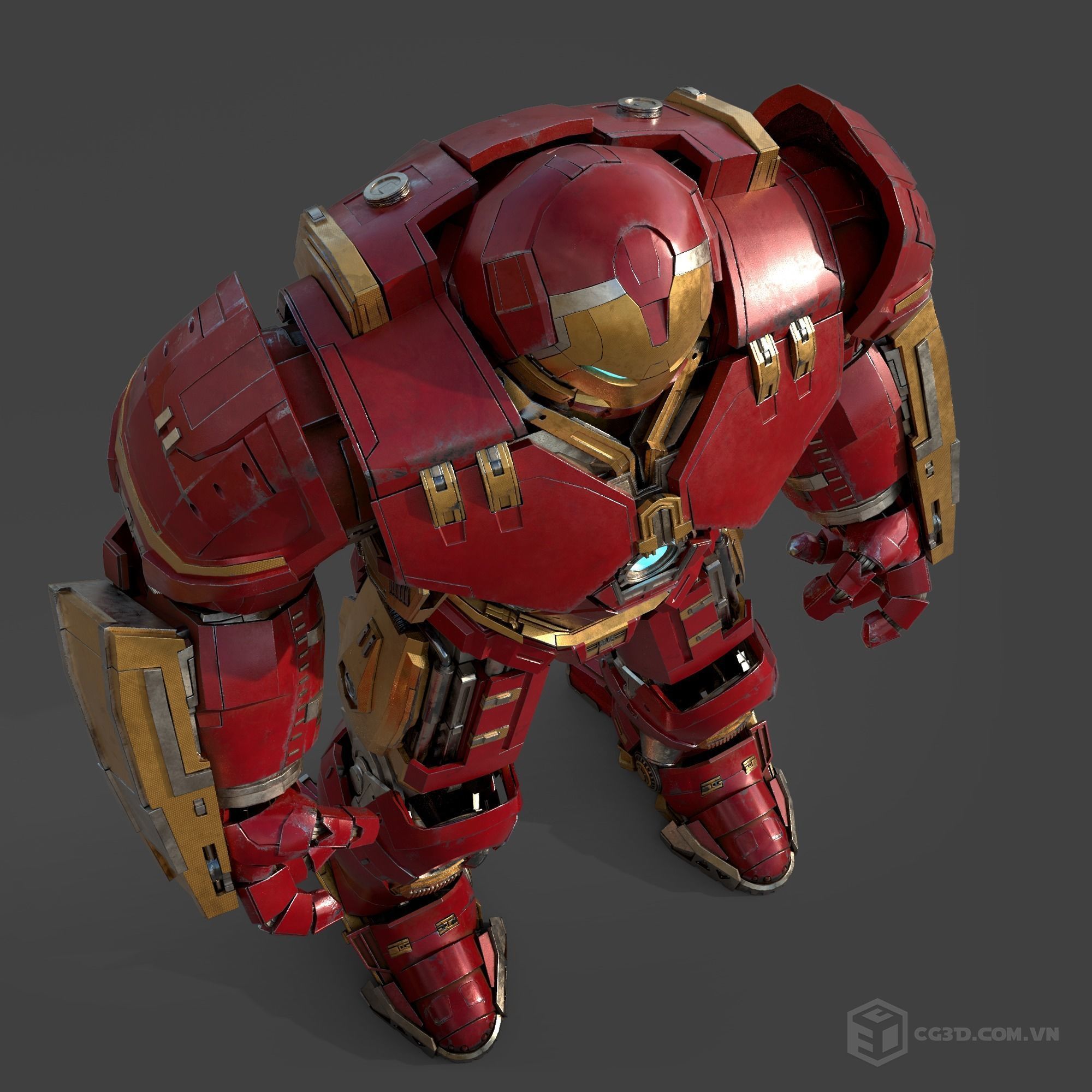 Hulkbuster Model avengers iron man 3D model | CGTrader