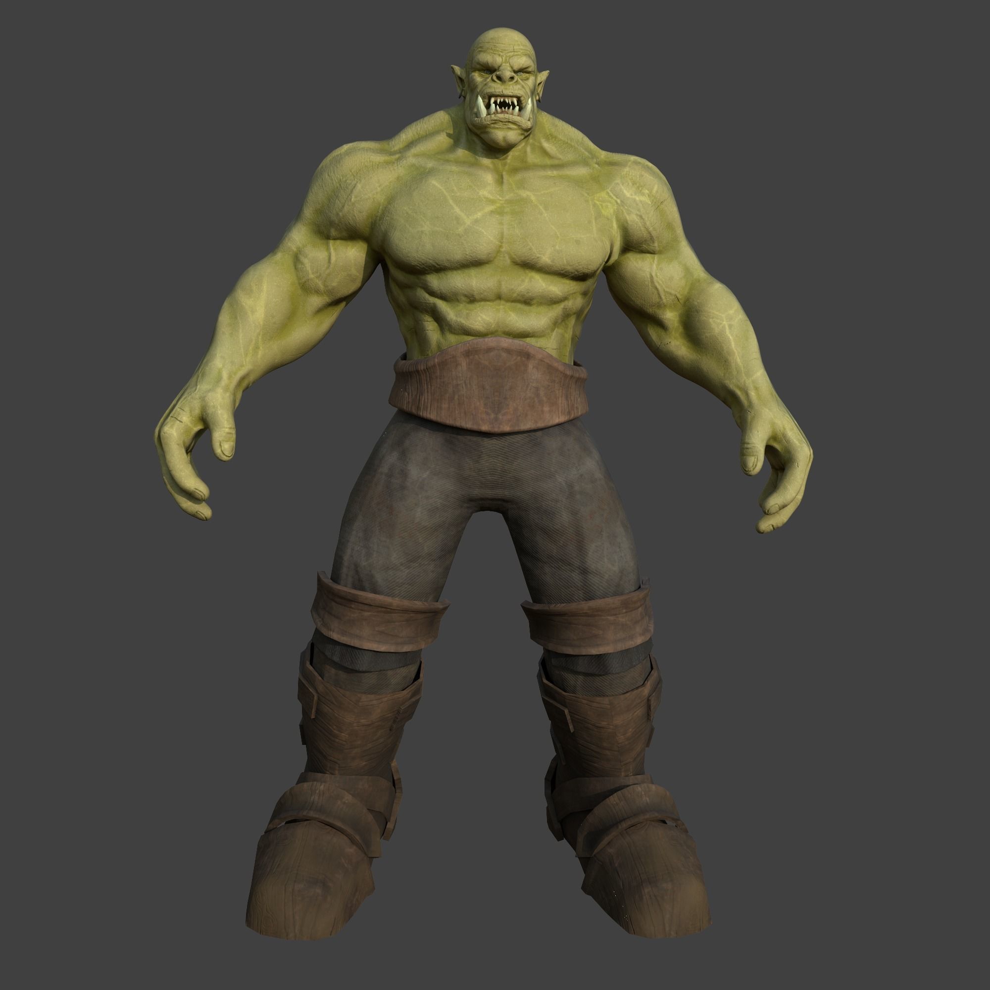 3D model Orc- Lowpoly Model VR / AR / low-poly | CGTrader