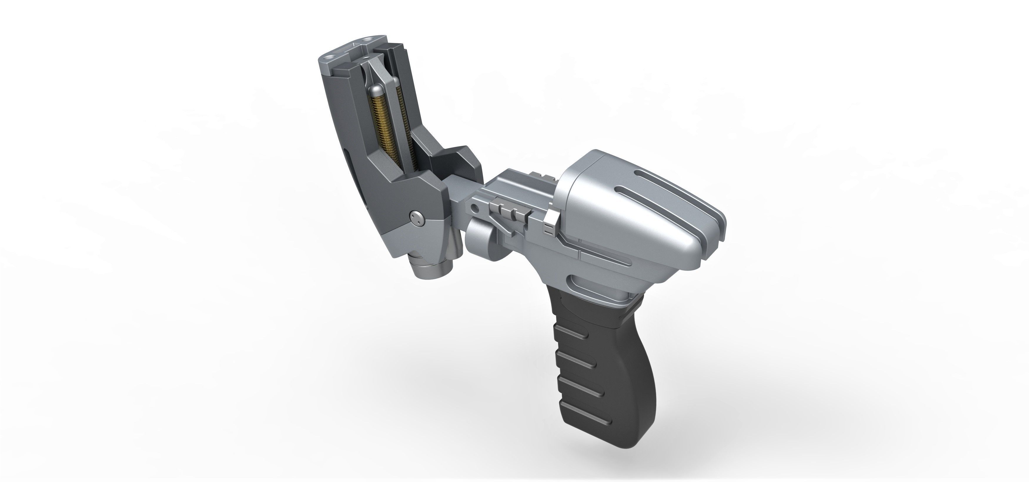 Starfleet phaser pistol from Star Trek Enterprise TV series 3D model ...