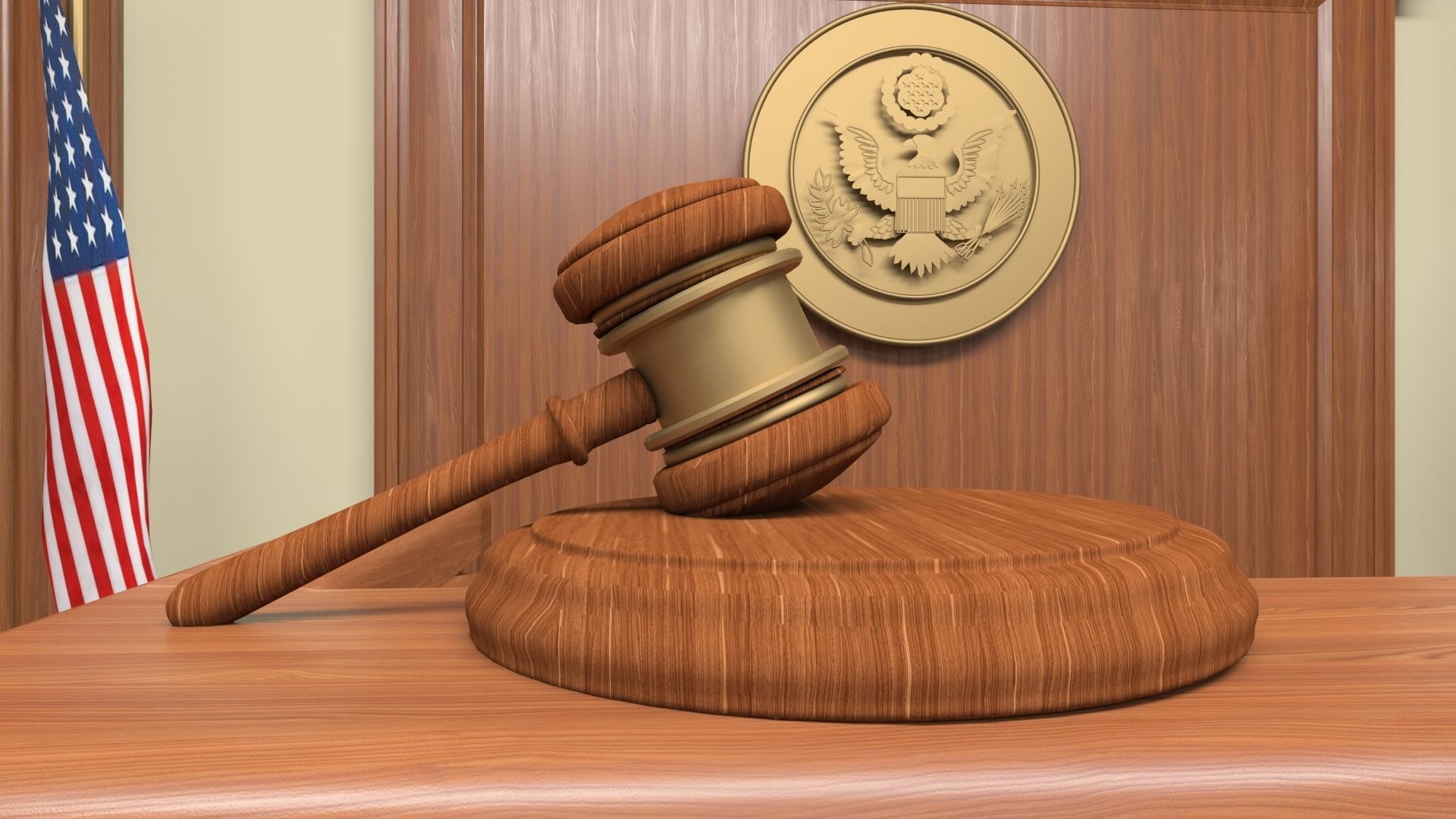 Courtroom Interior 3D model 3D model | CGTrader