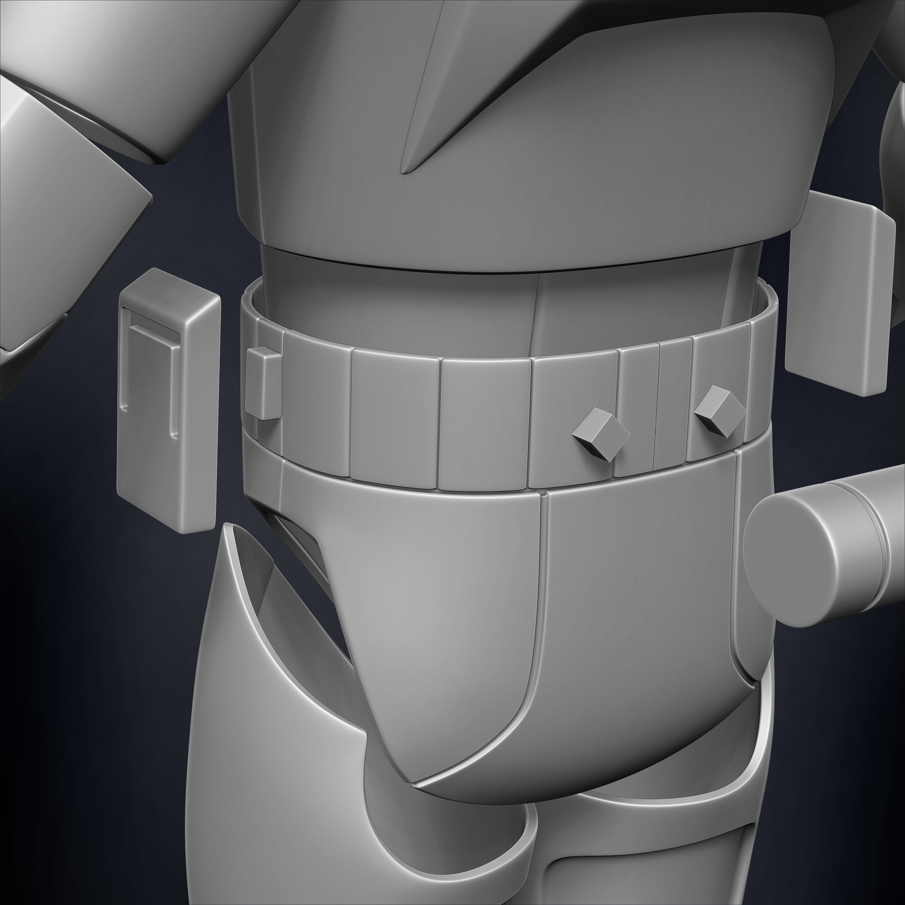 Phase 2 Animated Clone Trooper Armor 3D model 3D printable | CGTrader