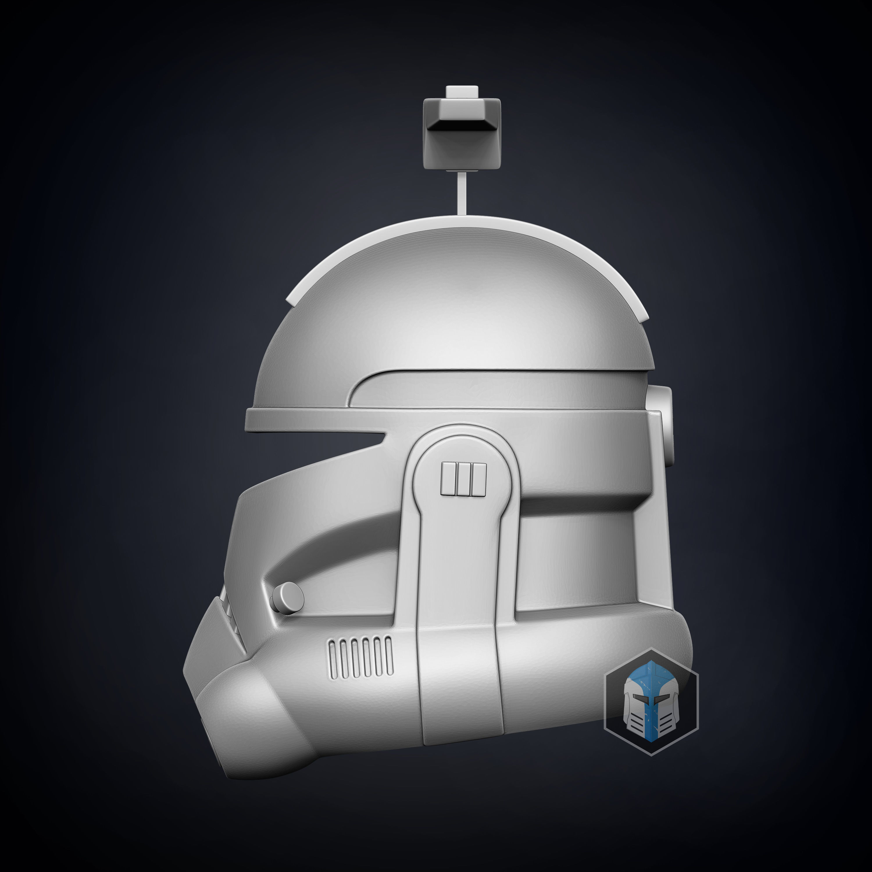 Animated Captain Rex Helmet 3D model 3D printable | CGTrader