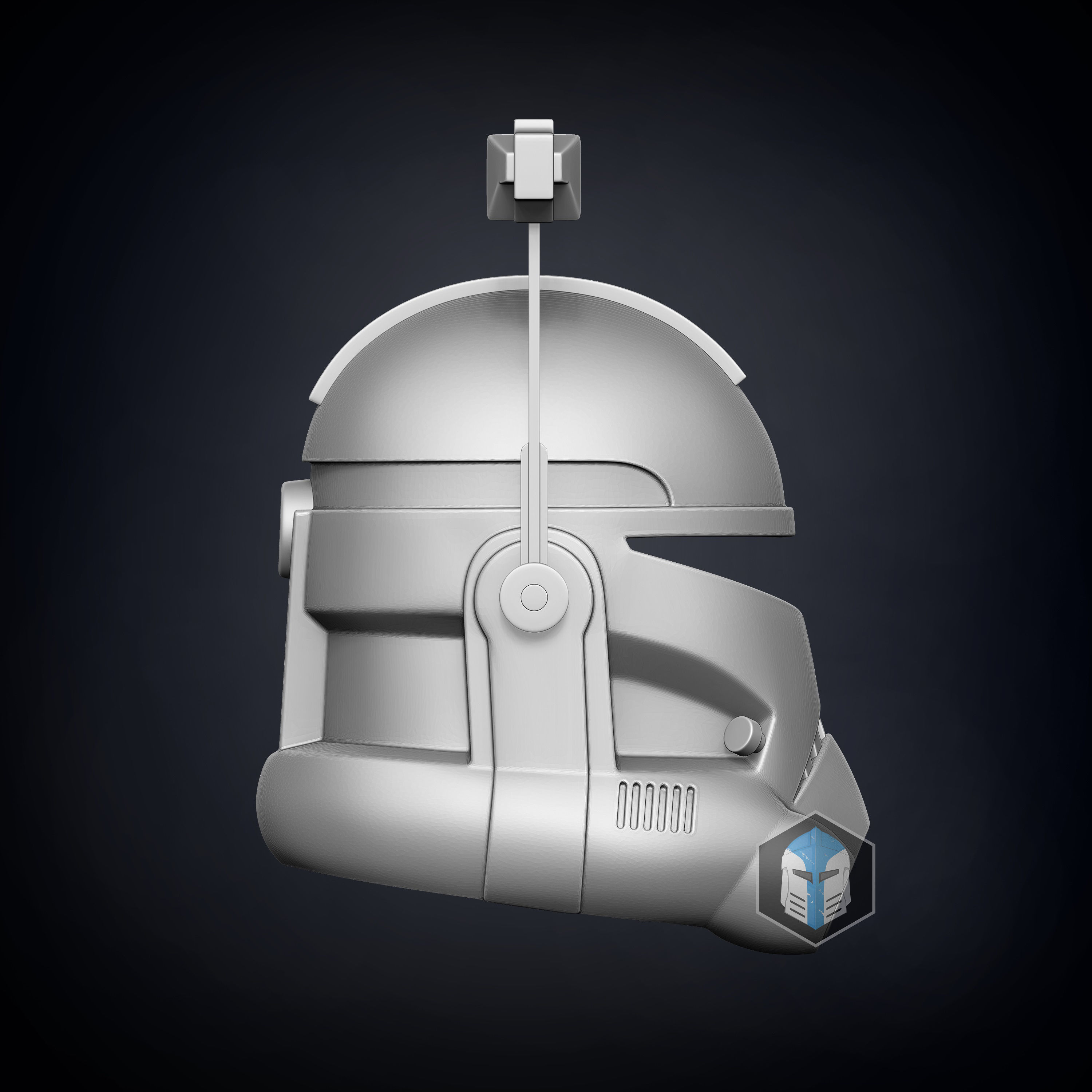 Animated Captain Rex Helmet 3D model 3D printable | CGTrader