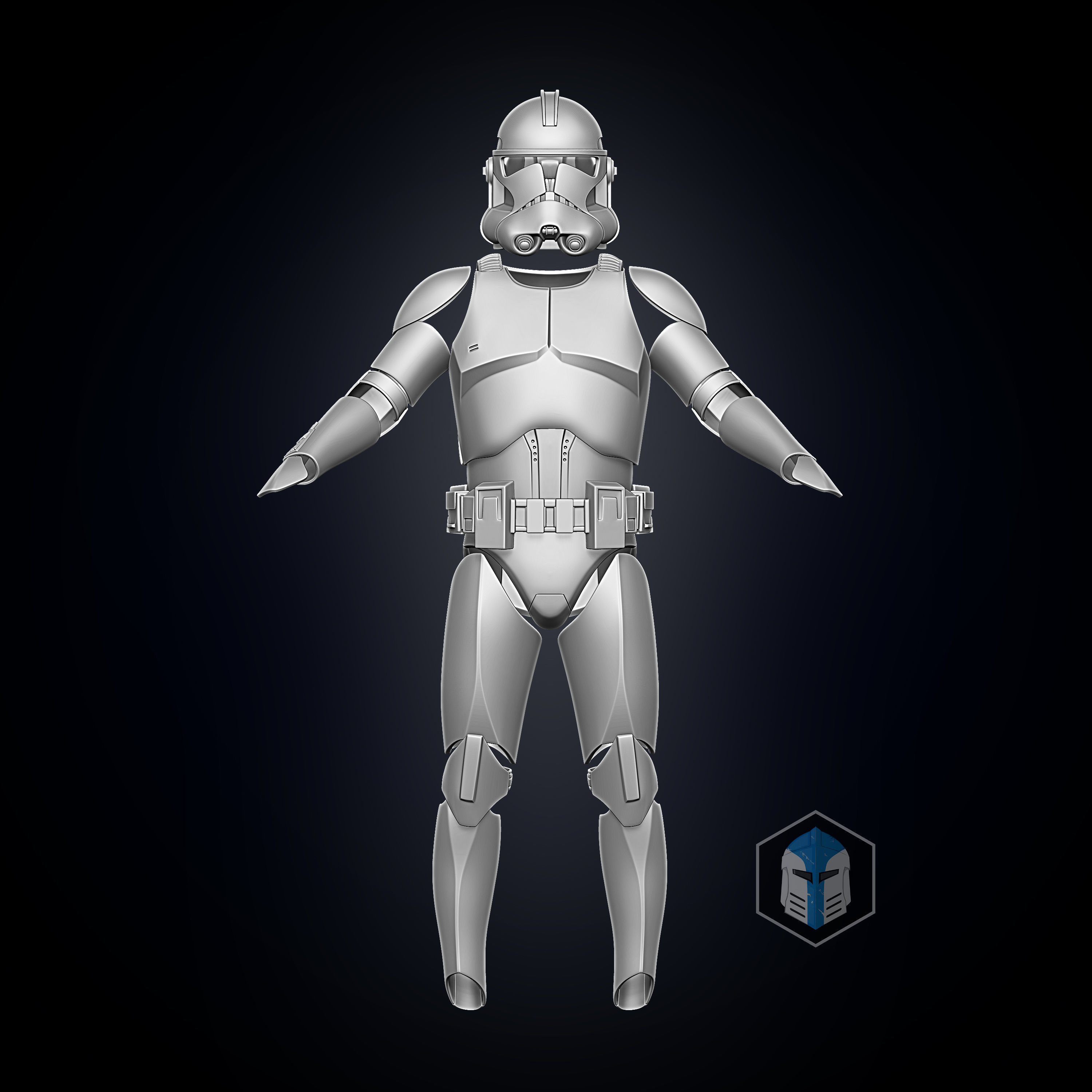 Phase 2 Clone Trooper Armor 3D model 3D printable | CGTrader