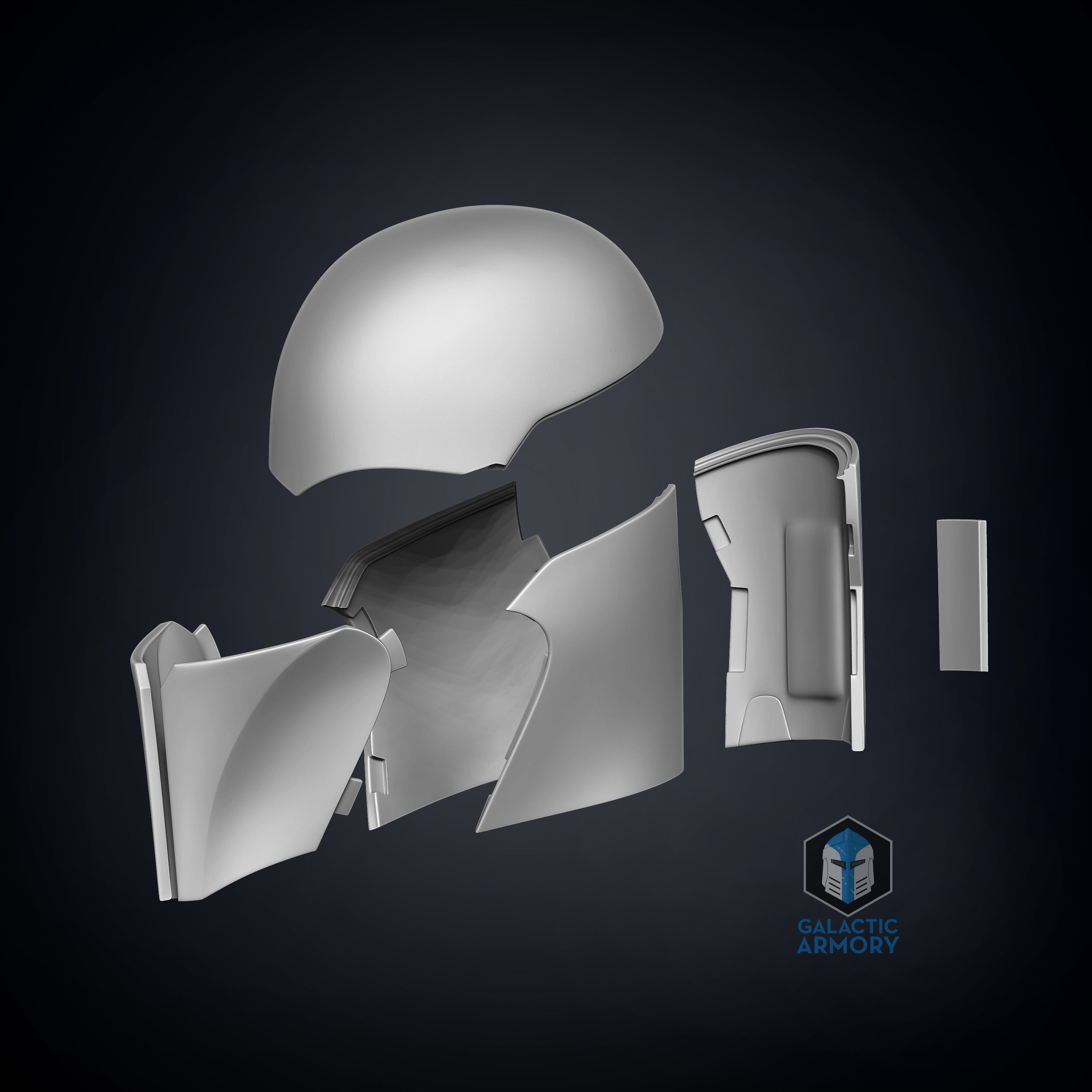 Female Deathwatch Helmet 3D model 3D printable | CGTrader