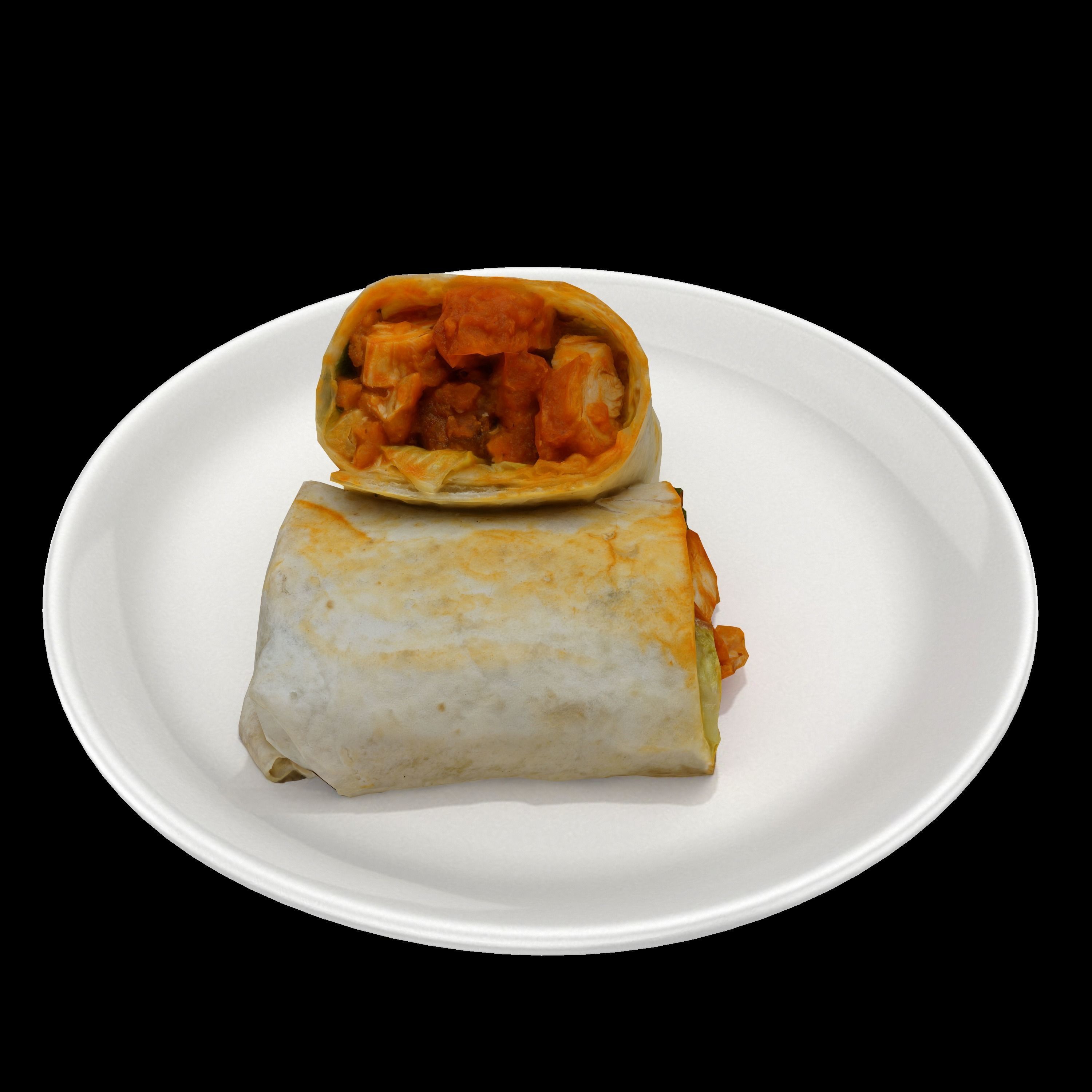 3D model shawarma Low-poly 3D model VR / AR / low-poly | CGTrader