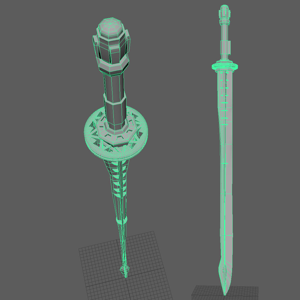 3D model Katana Protosaber VR / AR / low-poly | CGTrader