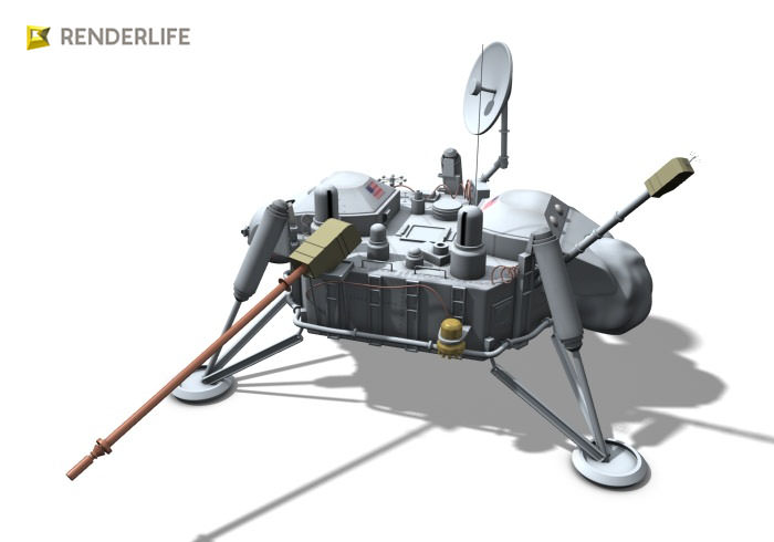 Viking Lander 3D model | CGTrader