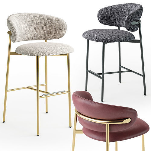 Calligaris Oleandro stool 3D model | CGTrader