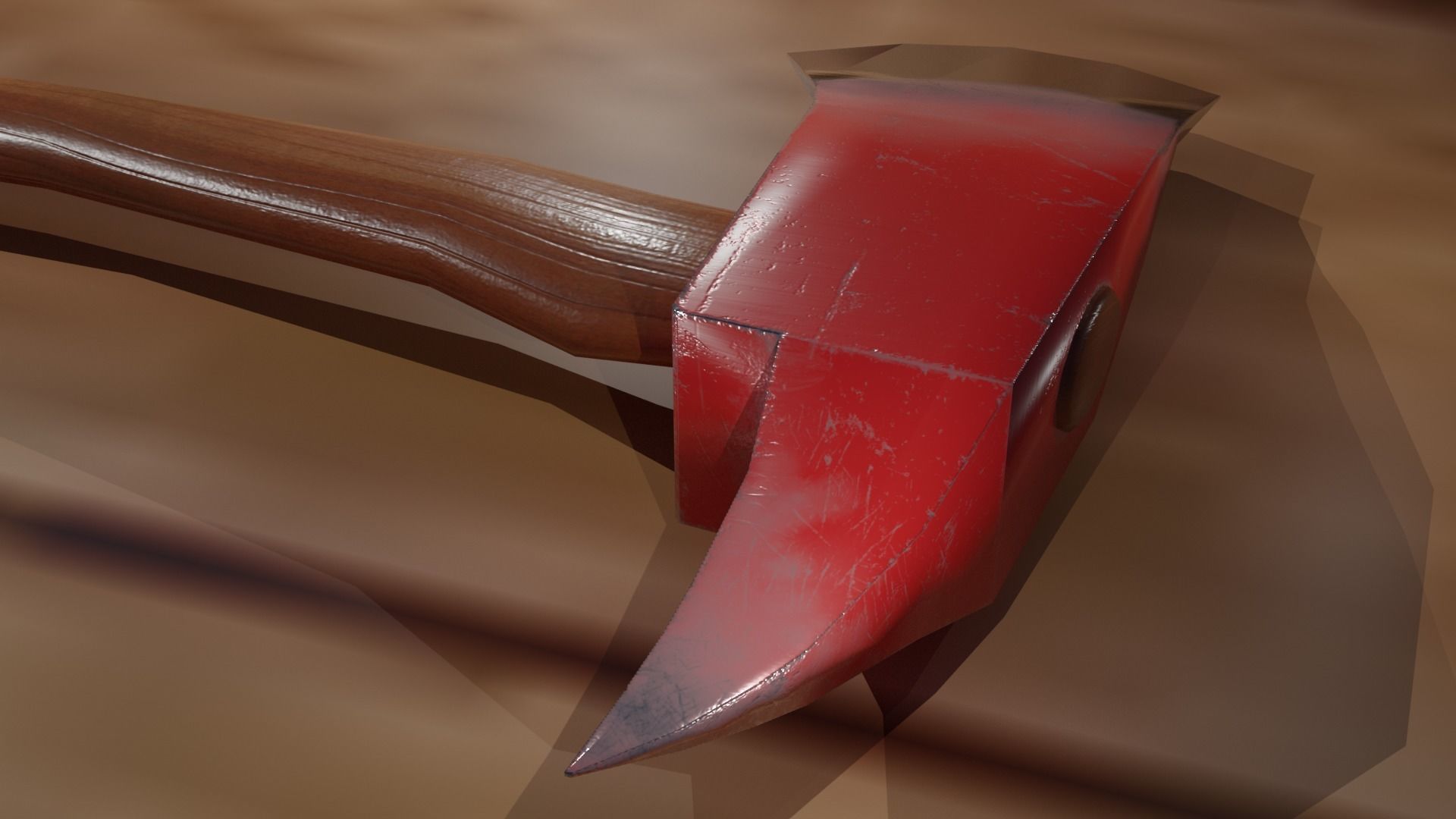 Firefighter axe free VR / AR / low-poly 3D model | CGTrader