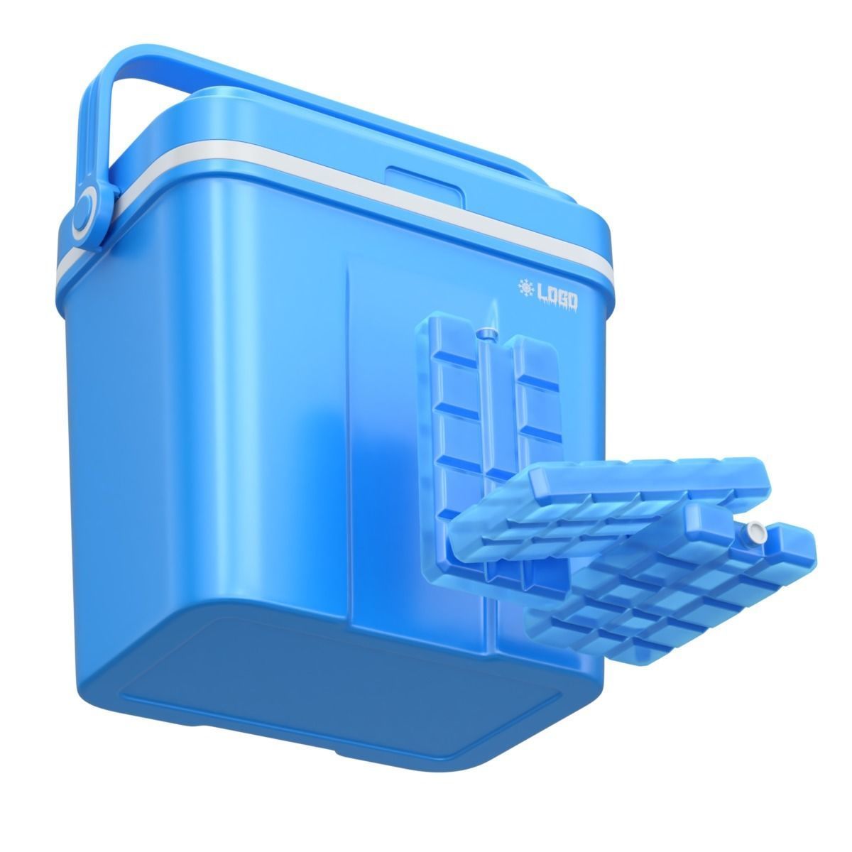 Cooler Box With Icepack 3D model | CGTrader