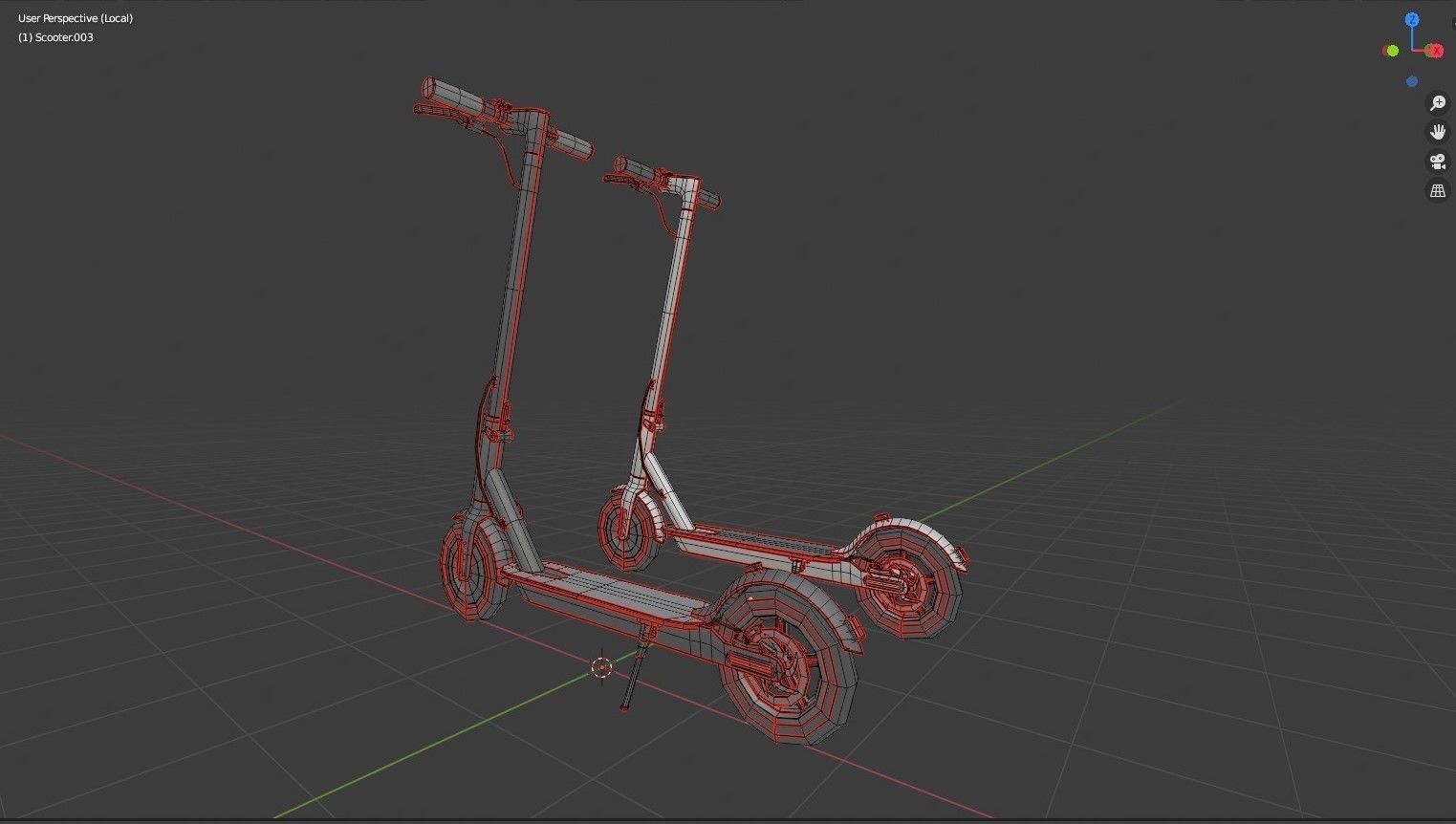3D model Electric Scooter VR / AR / low-poly | CGTrader