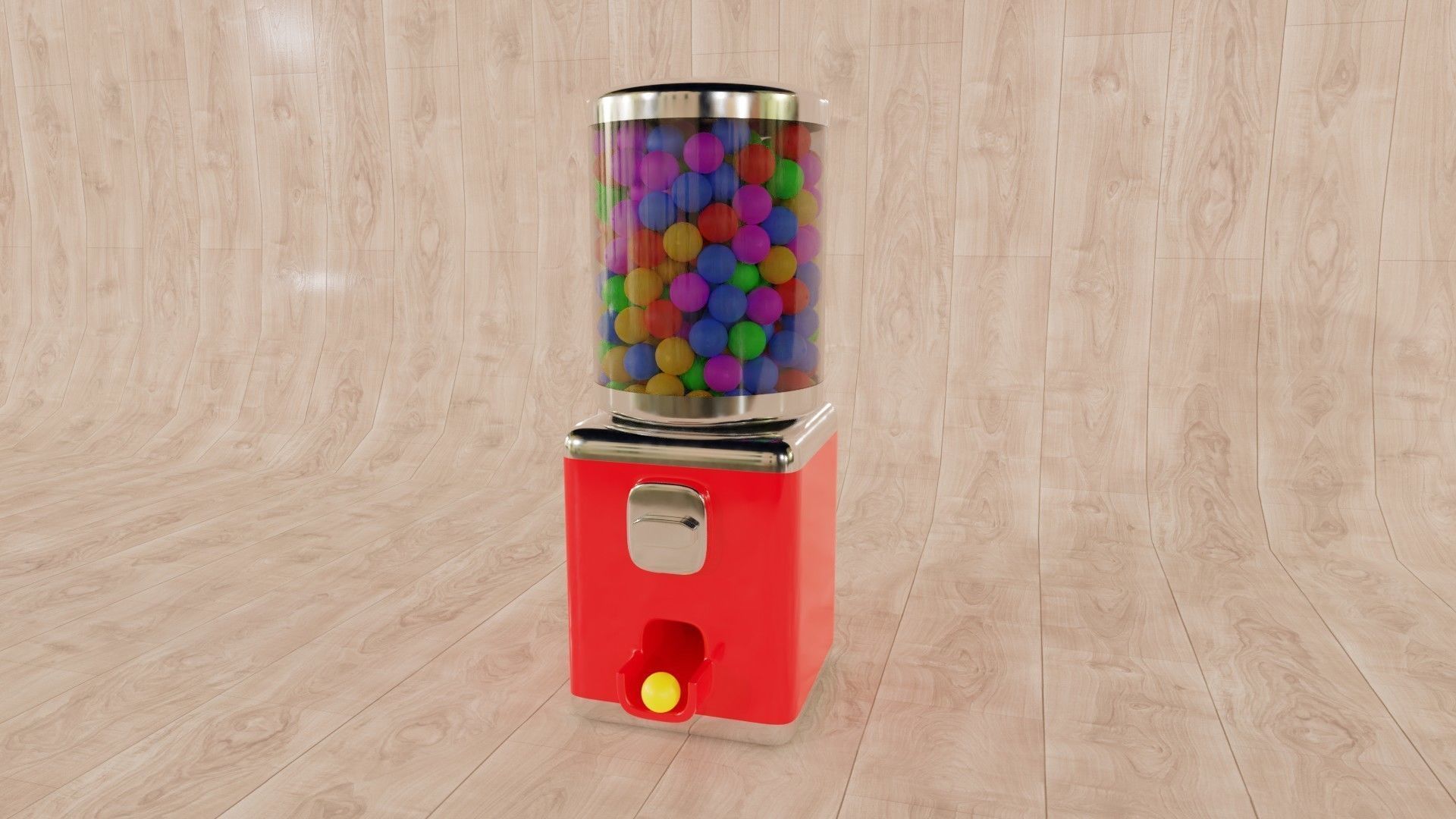 Gumball Machine 3D model animated | CGTrader