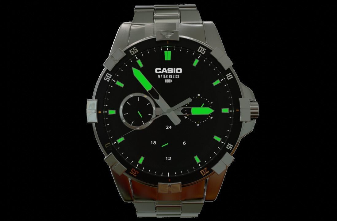 CASIO MTD-1069 3D model | CGTrader