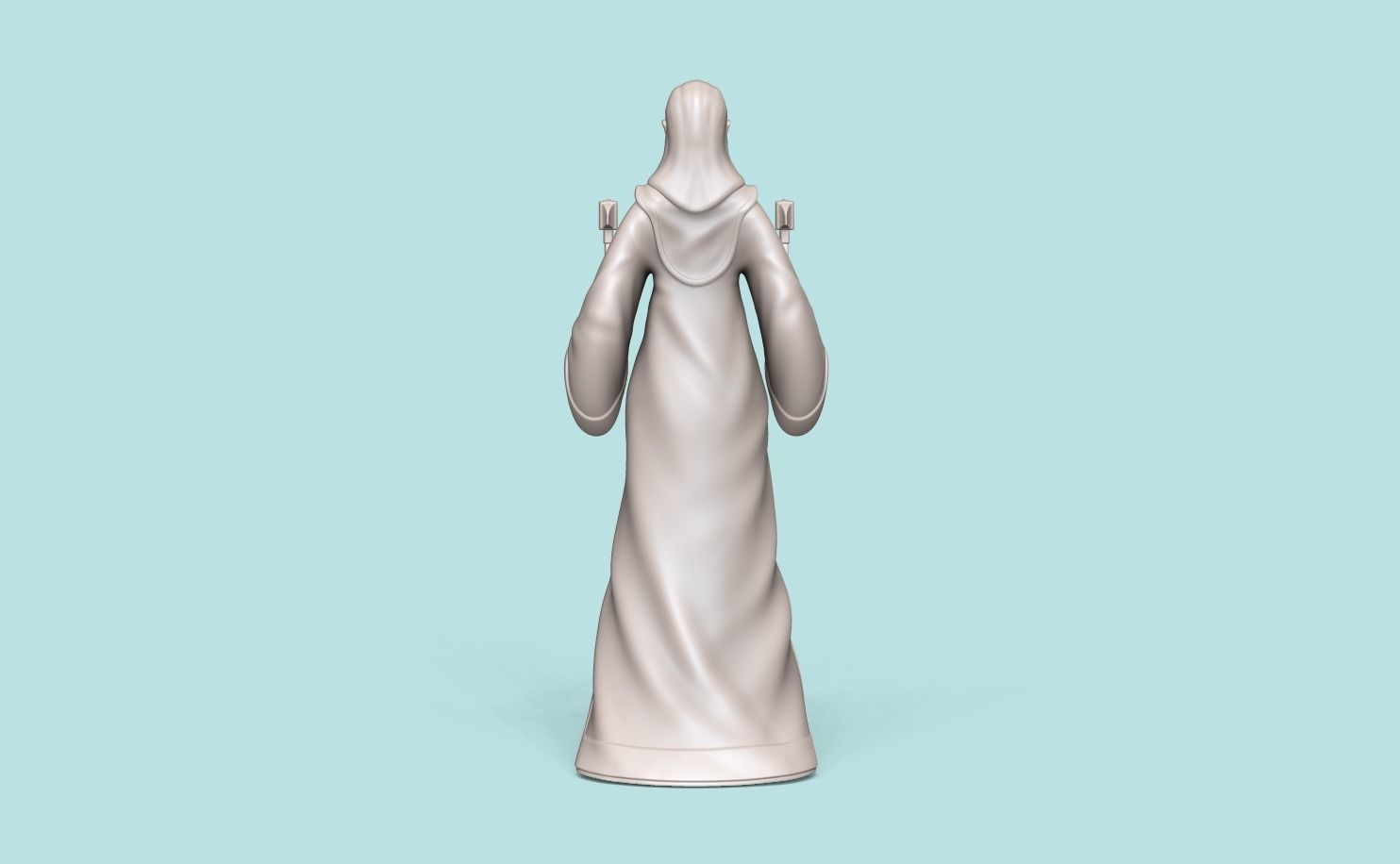 3D model Character - Female Brotherhood Outfit Tibia - CGI n STL VR ...