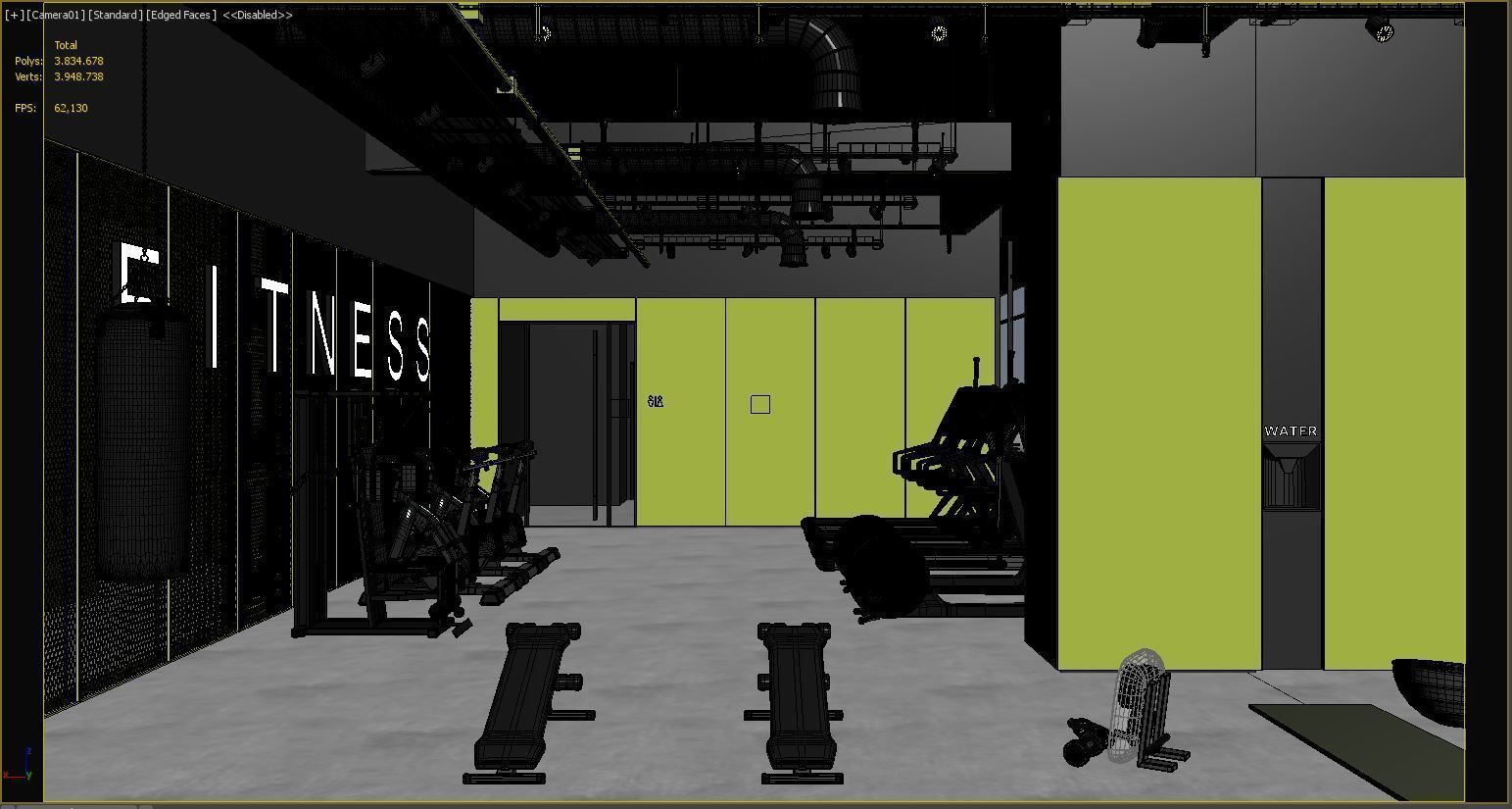 GYM FITNESS 3D model | CGTrader