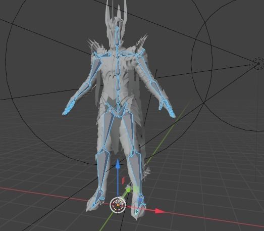 3D model Sauron Armor VR / AR / low-poly rigged | CGTrader