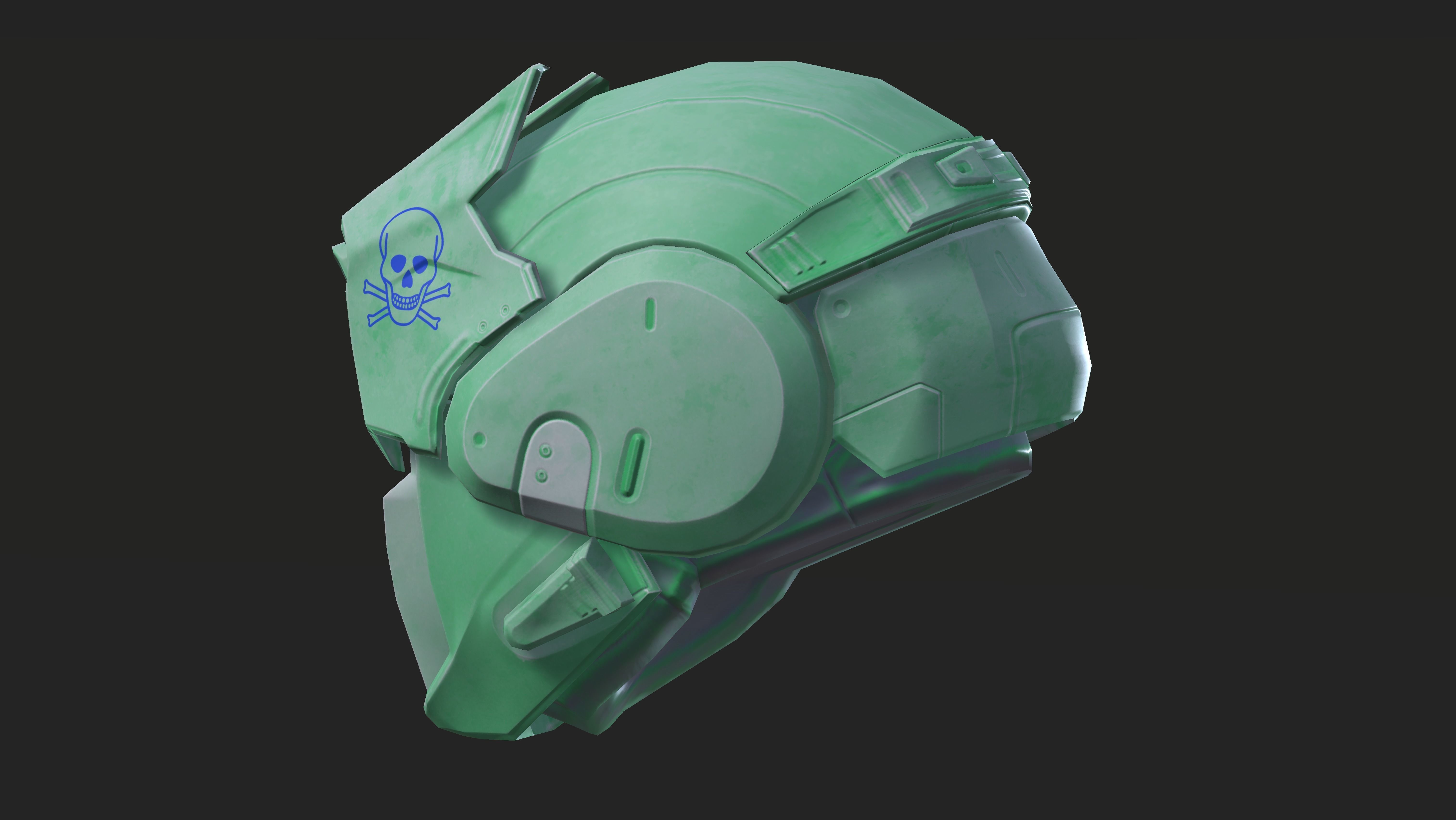 3D model Project 1 - Green Assassin VR / AR / low-poly | CGTrader
