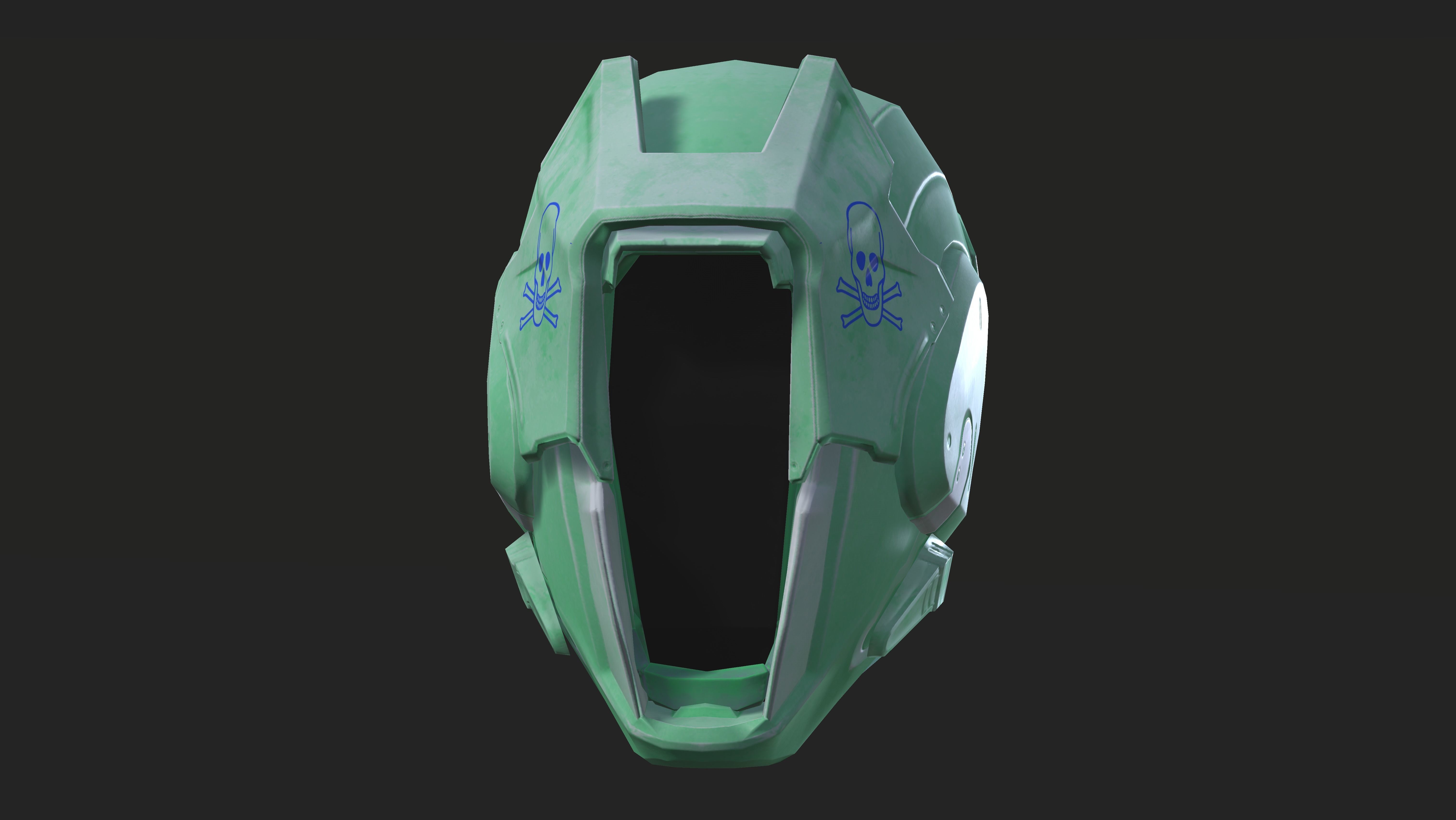 3D model Project 1 - Green Assassin VR / AR / low-poly | CGTrader