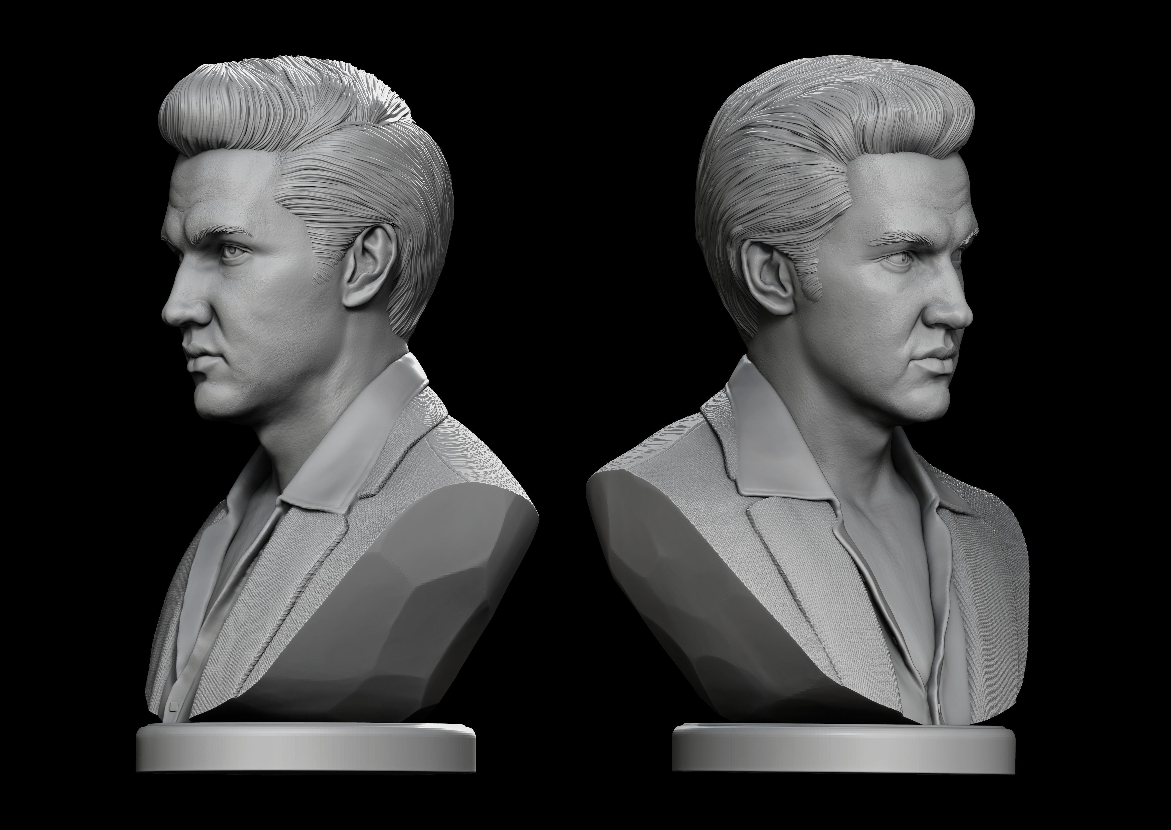 Elvis Presley 3D model 3D printable | CGTrader