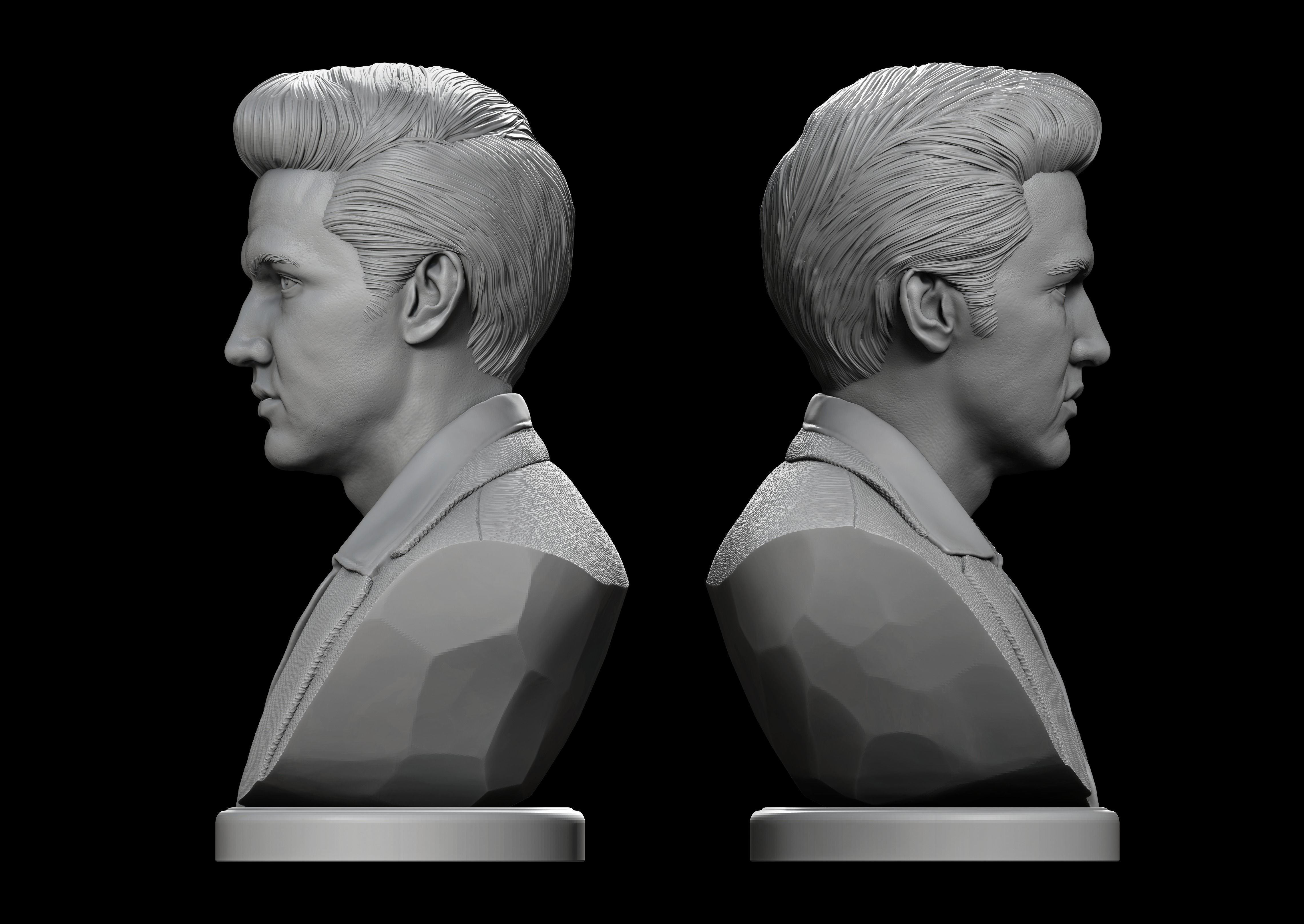 Elvis Presley 3D model 3D printable | CGTrader