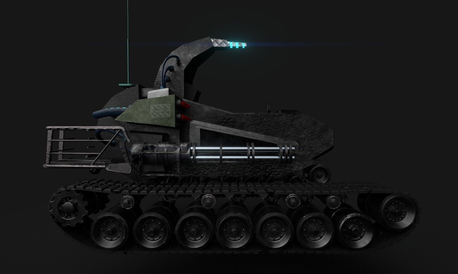 3D model Cybertank VR / AR / low-poly | CGTrader