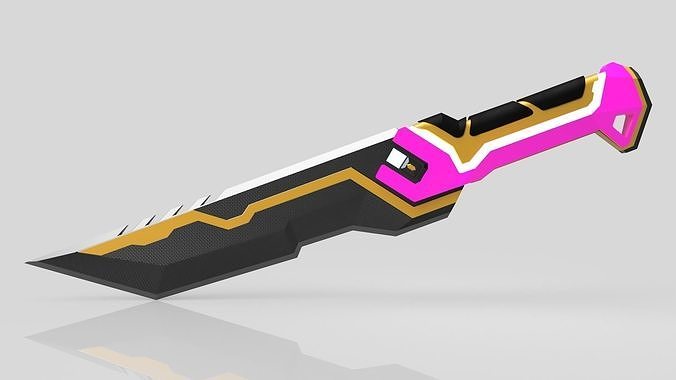 GlitchPop Dagger - Valorant - DIGITAL STL FILE 3D model 3D printable ...