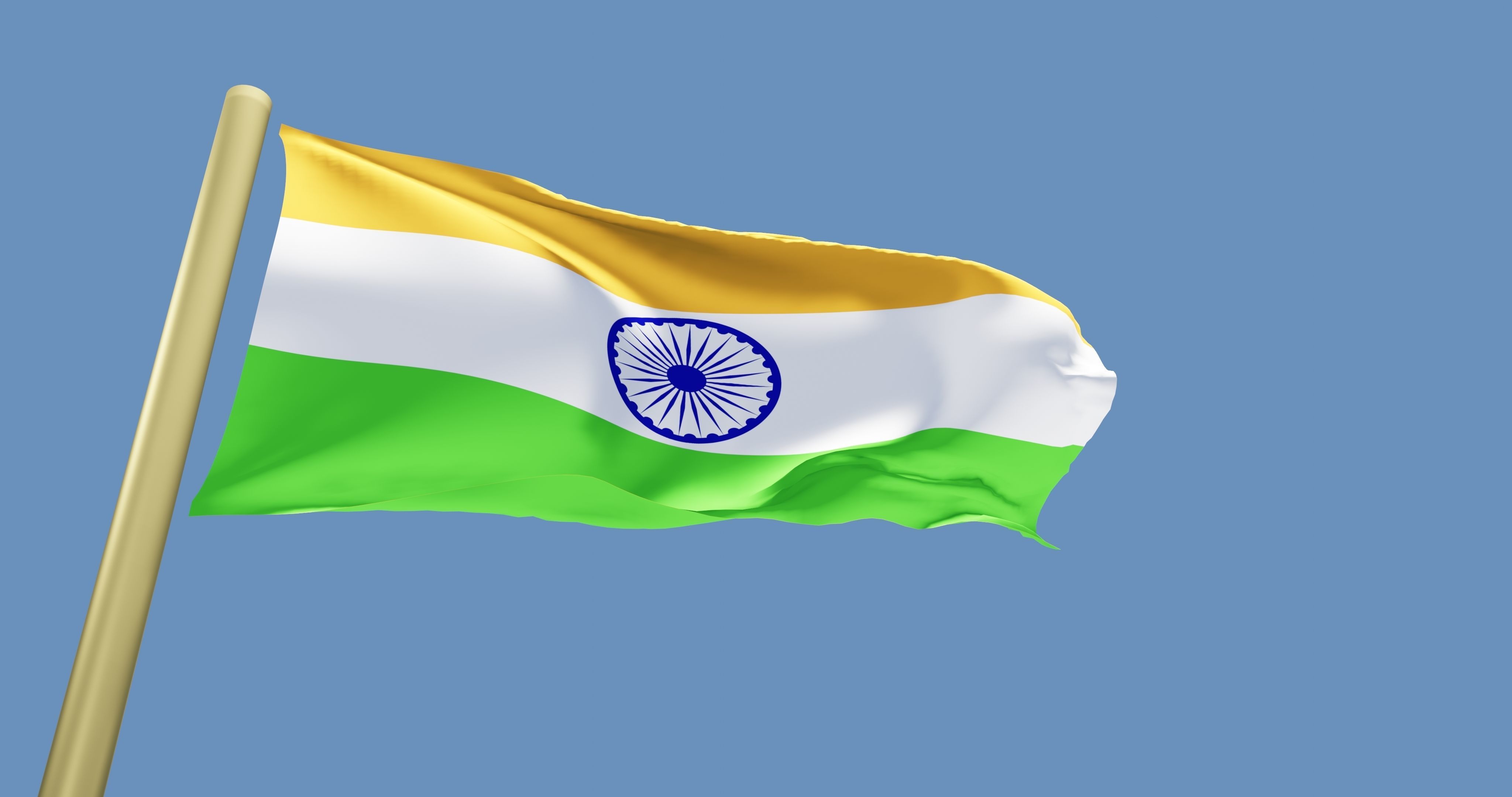 indian flag 3D model 3D model animated | CGTrader