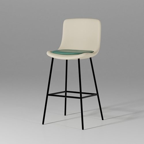 Pato 4 Leg Barstool - By Welling and Ludvik 3D model rigged | CGTrader