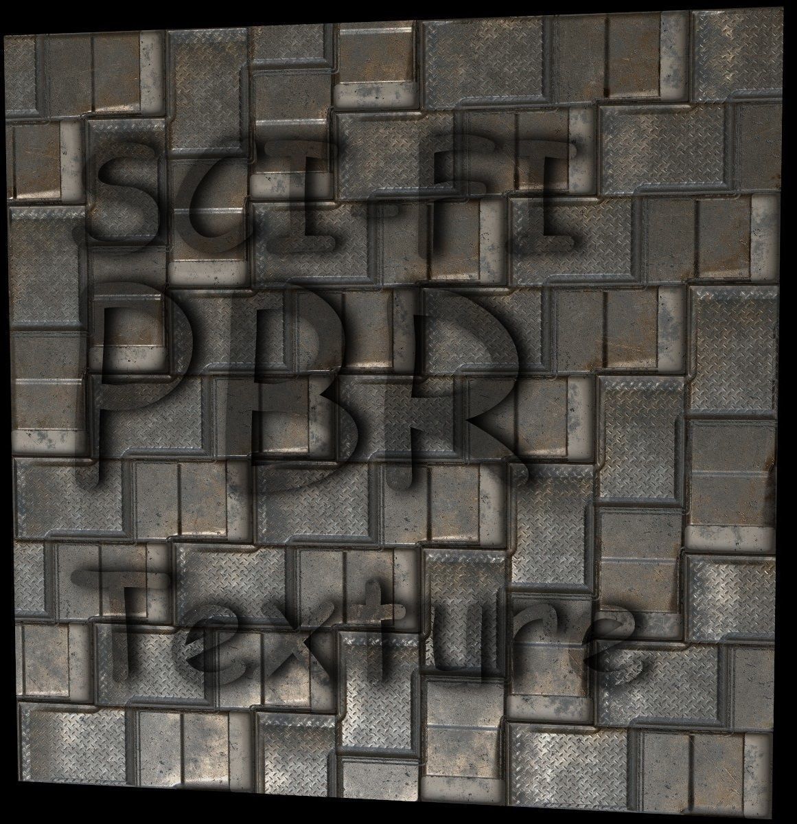 Texture Cyberpunk Floor - Seamless - sci fi VR / AR / low-poly | CGTrader